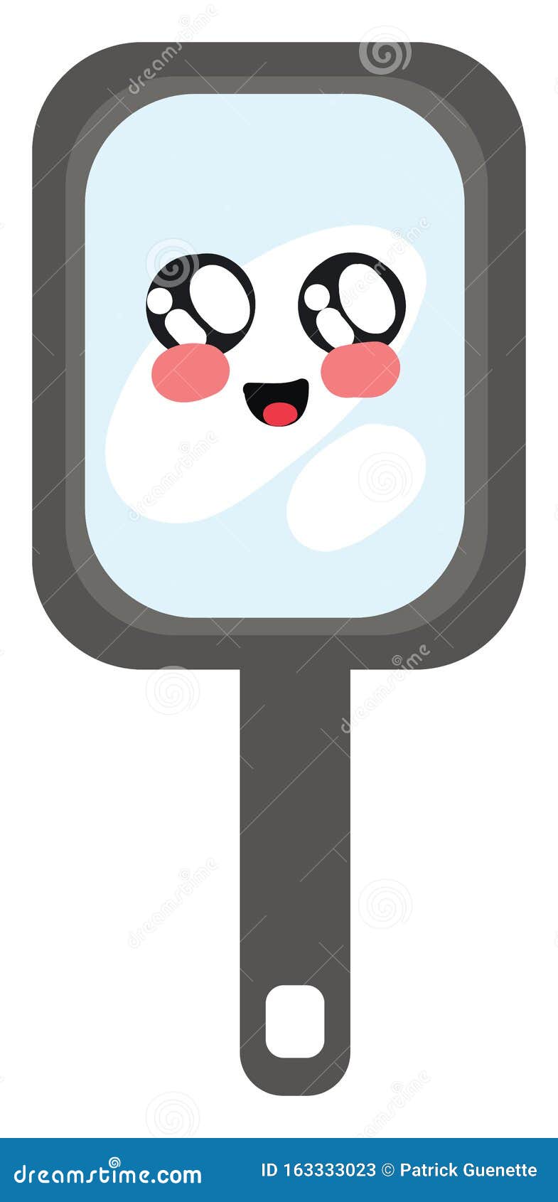 Cute Mirror, Illustration, Vector Stock Illustration - Illustration of ...