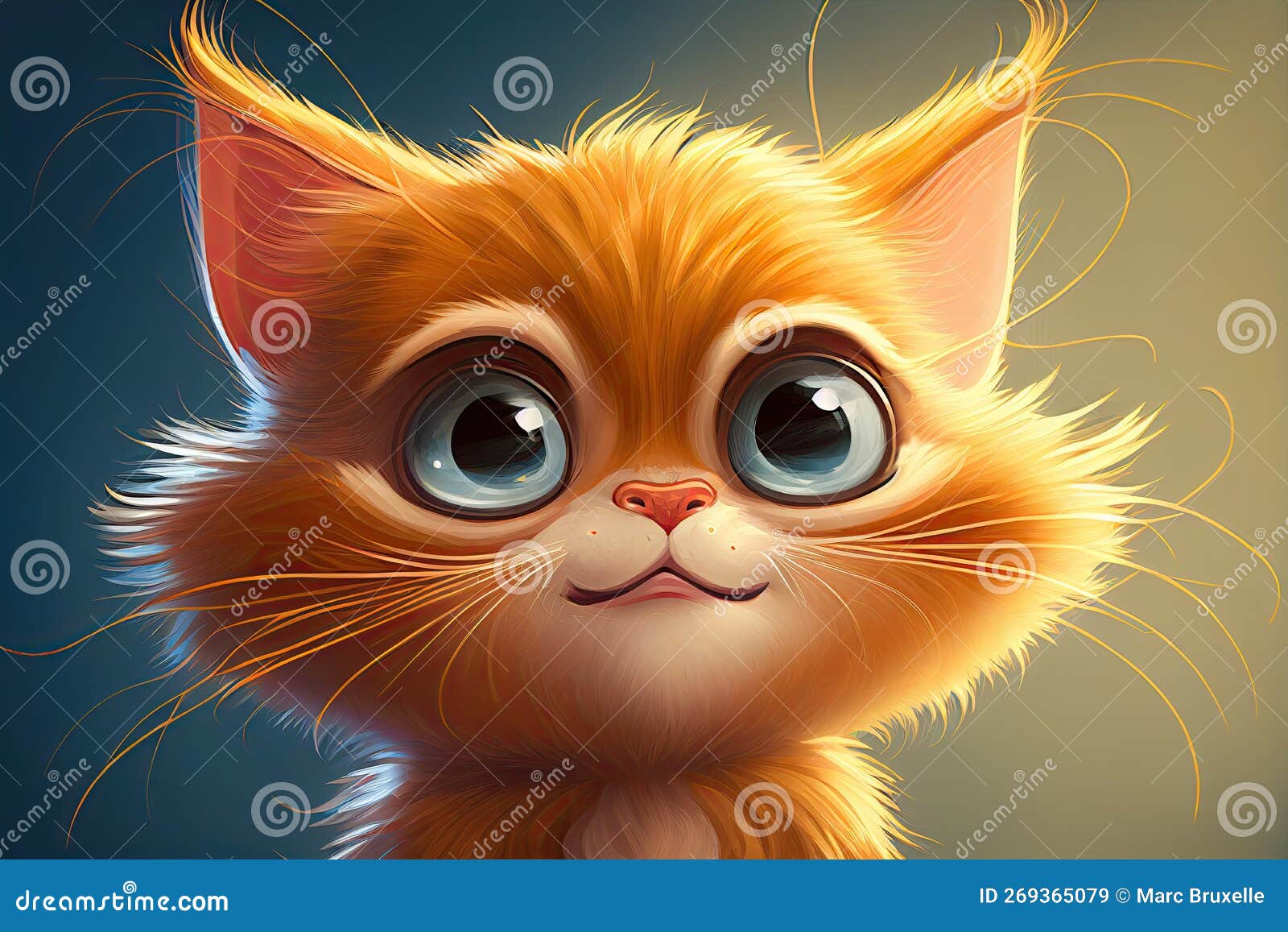 Cute And Mischievous Brown And Black Cats Are Playing, Hiding Behind ...