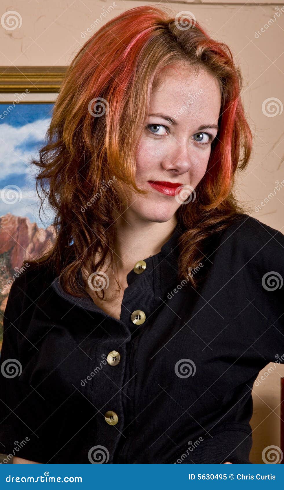 Cute model at Home stock image. Image of recreation, hair - 5630495