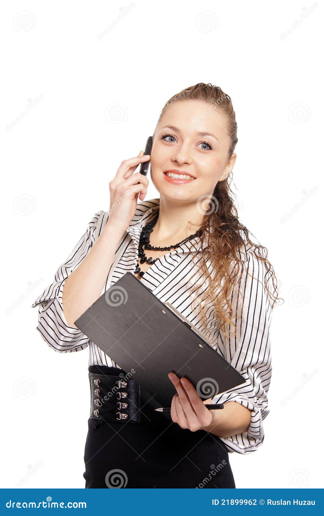 Cute modern woman stock photo. Image of phone, modern - 21899962