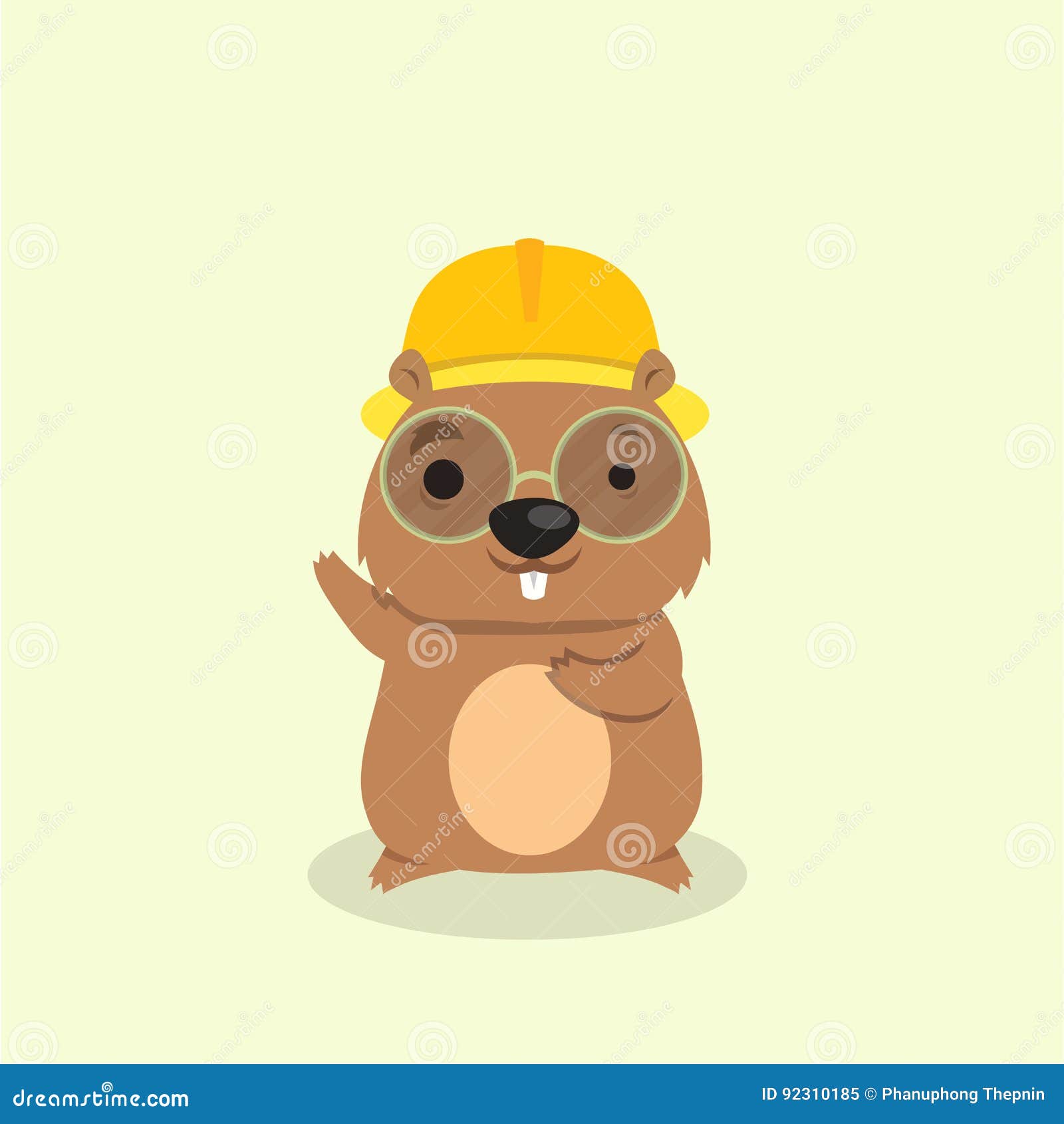 Mole Character Vector Illustration | CartoonDealer.com #13786950
