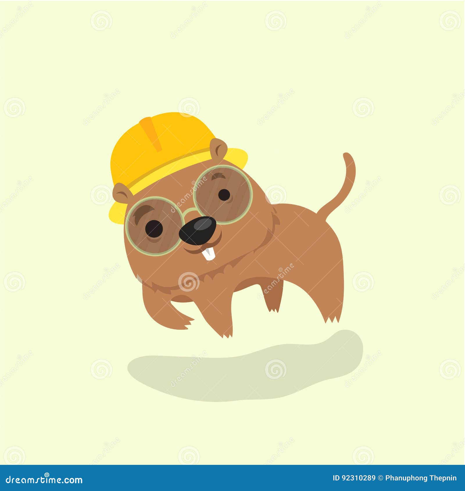Mole Character Vector Illustration | CartoonDealer.com #13786950