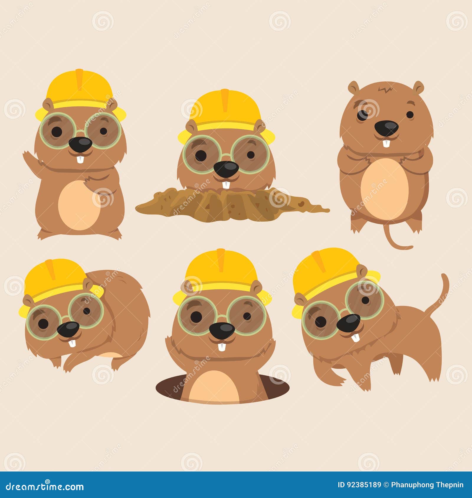 Cute Mole. stock vector. Illustration of rodent, hole - 92385189 Cute Mole. stock vector. Illustration of rodent, hole - 92385189