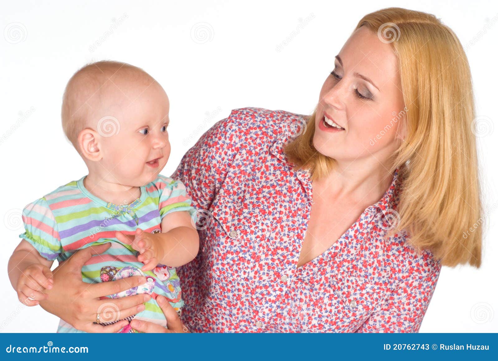 Cute mom and baby stock image. Image of beautiful, mother - 20762743