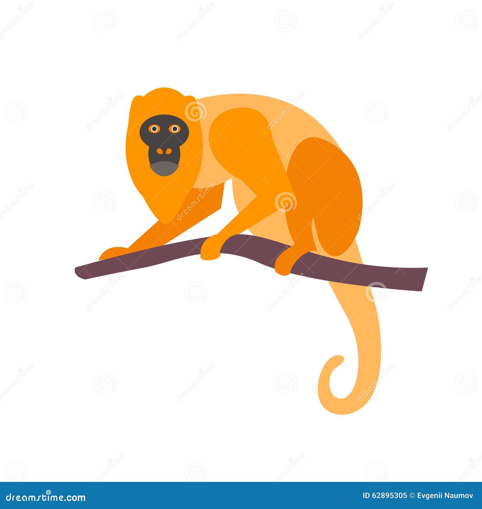 Cute Monkey Icon, Logo, Symbol. Vector Stock Vector - Illustration of ...
