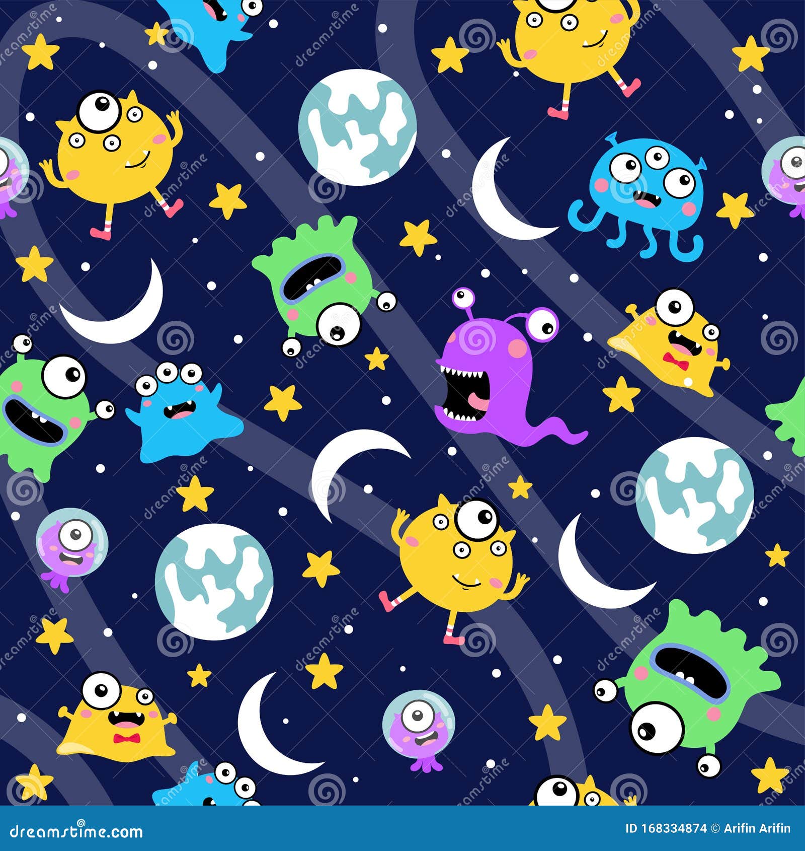 Cute Monster Collection for Kids Stock Vector - Illustration of kids ...
