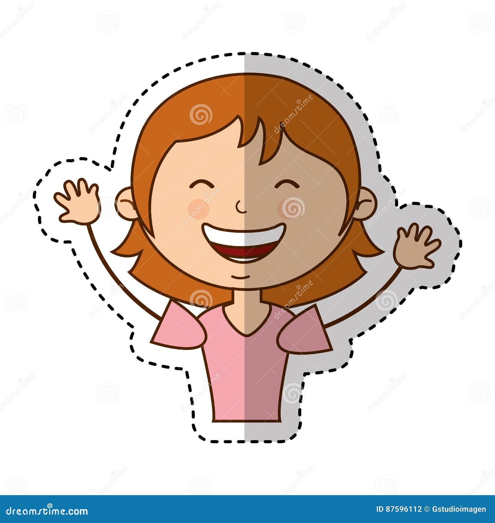 Cute mother character icon stock vector. Illustration of vector - 87596112