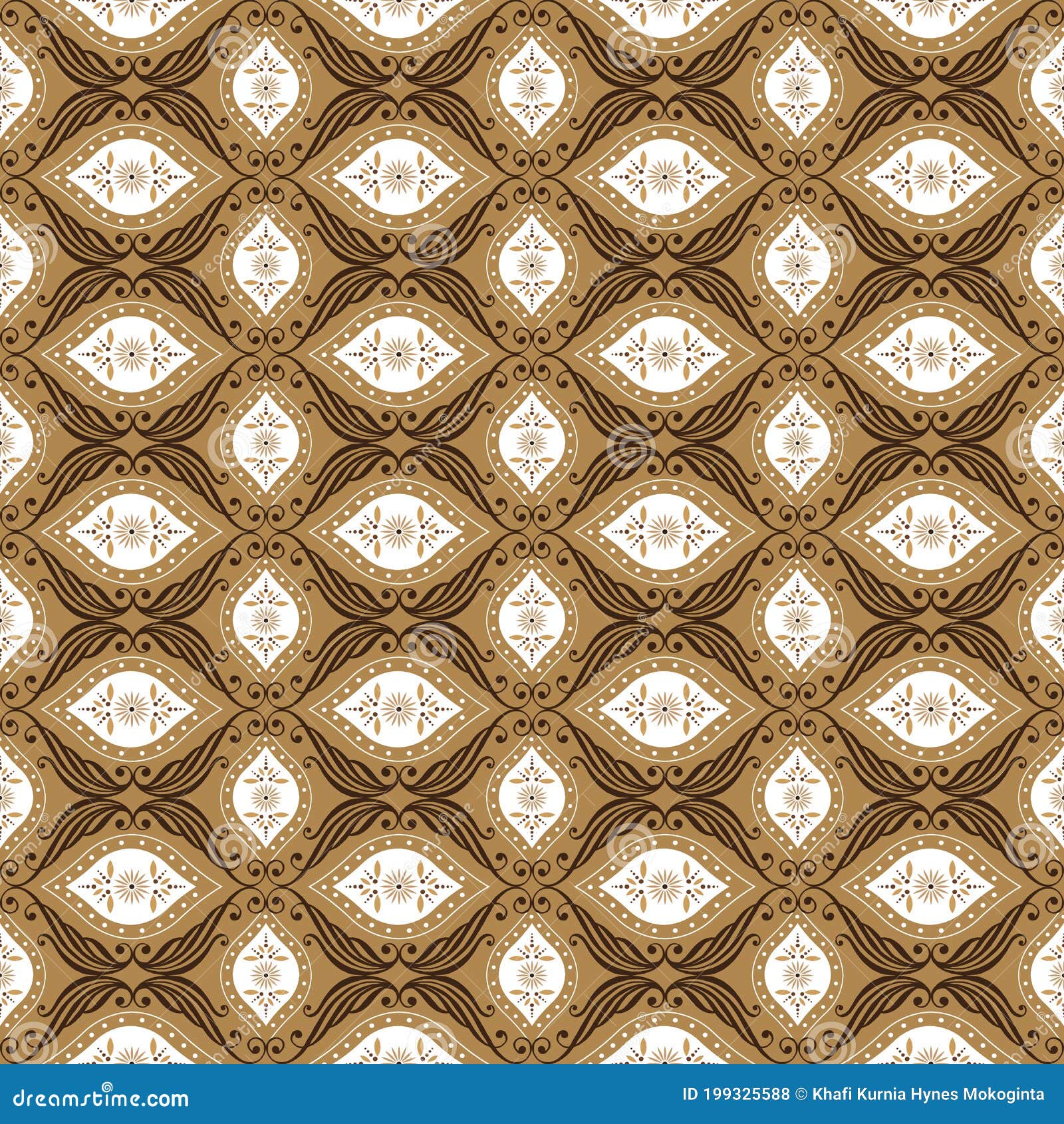 Simple Mocca Brown Color Design For Typical Tradisional Batik Java ...
