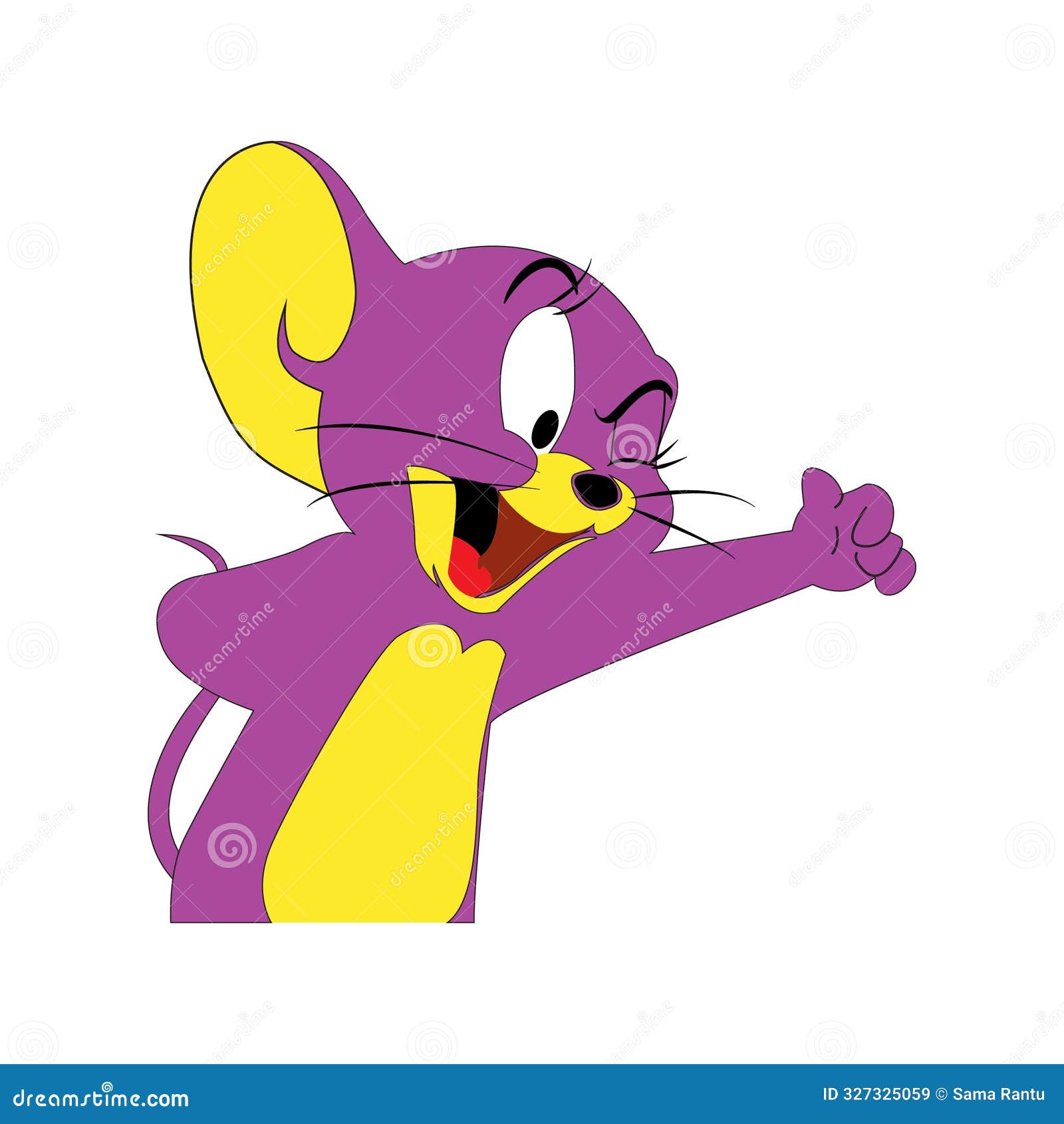 Illustration Cartoon of Cute Mouse or Mice Animal Illustration Design ...