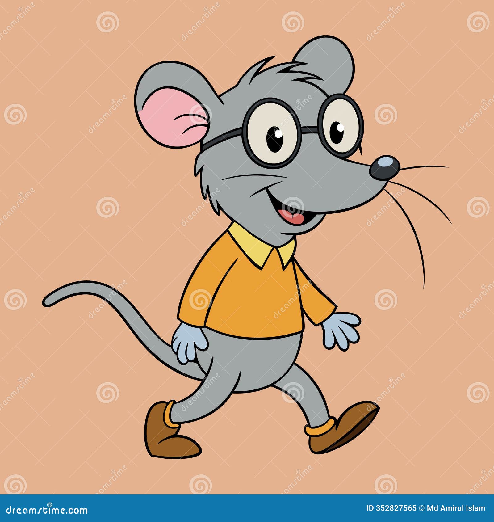 Mouse cartoon image stock illustration. Illustration of cartoon - 352827565