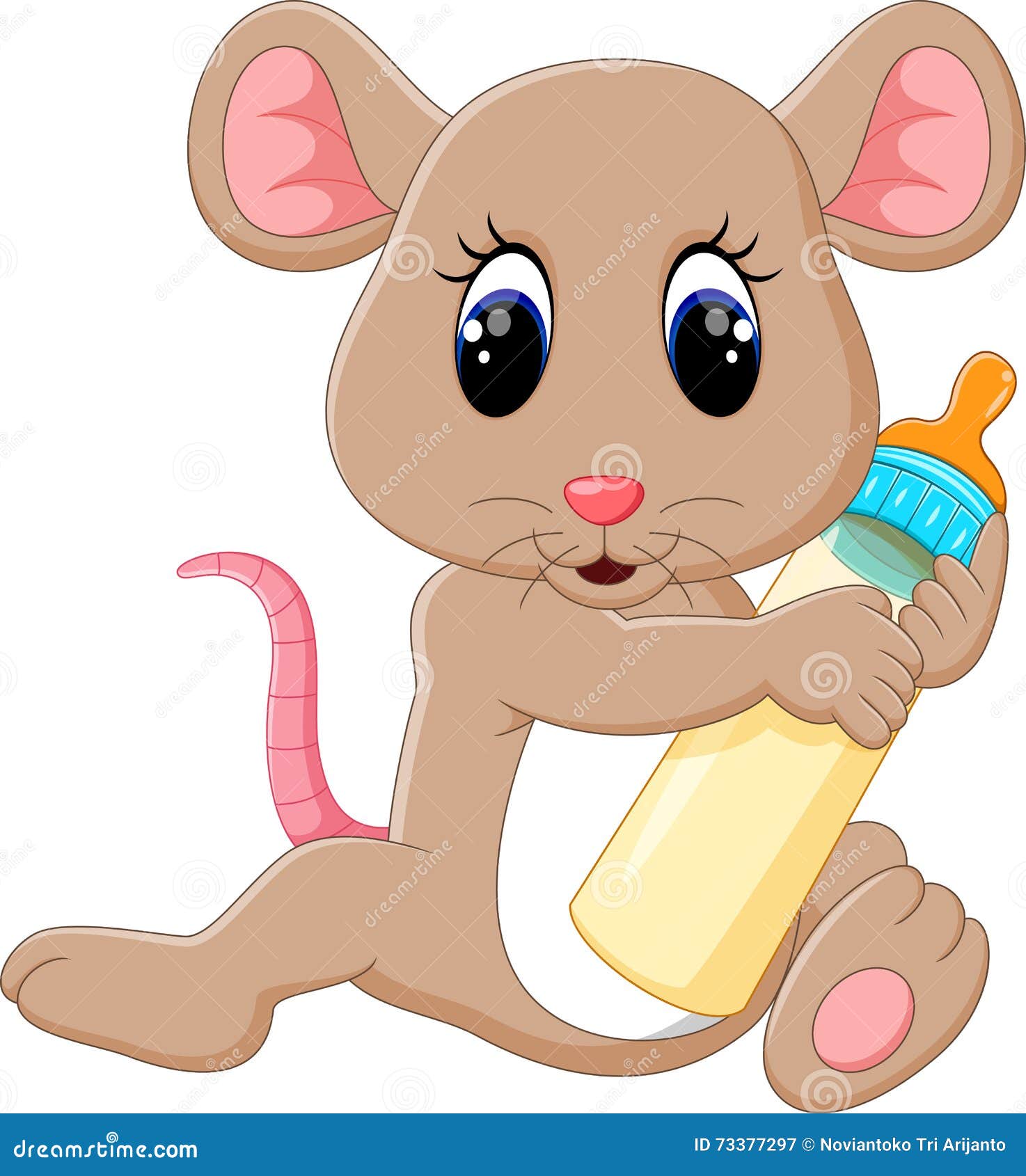Cute Baby Mouse Cartoon