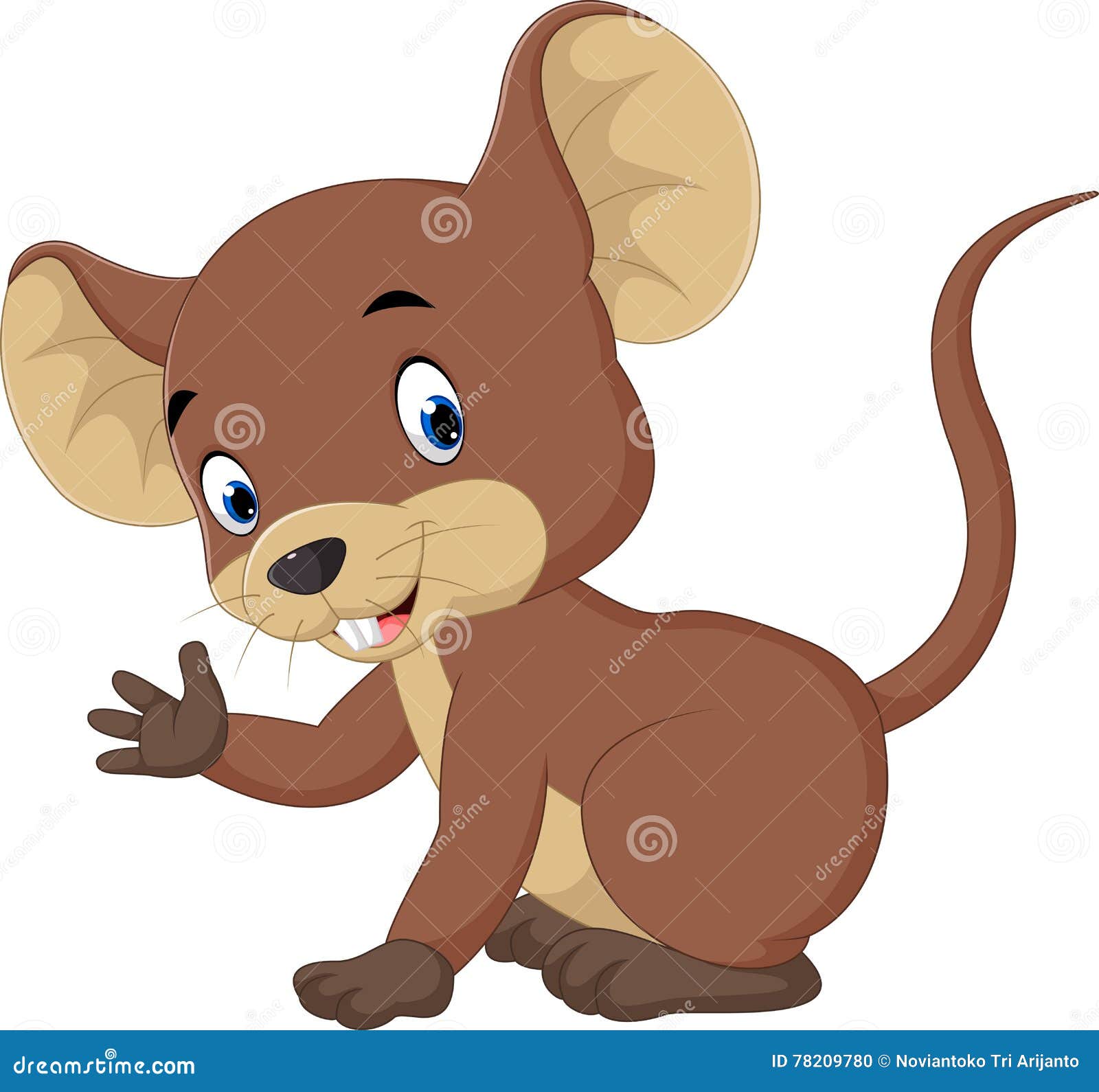 Cute mouse cartoon stock vector. Illustration of drawing - 78209780