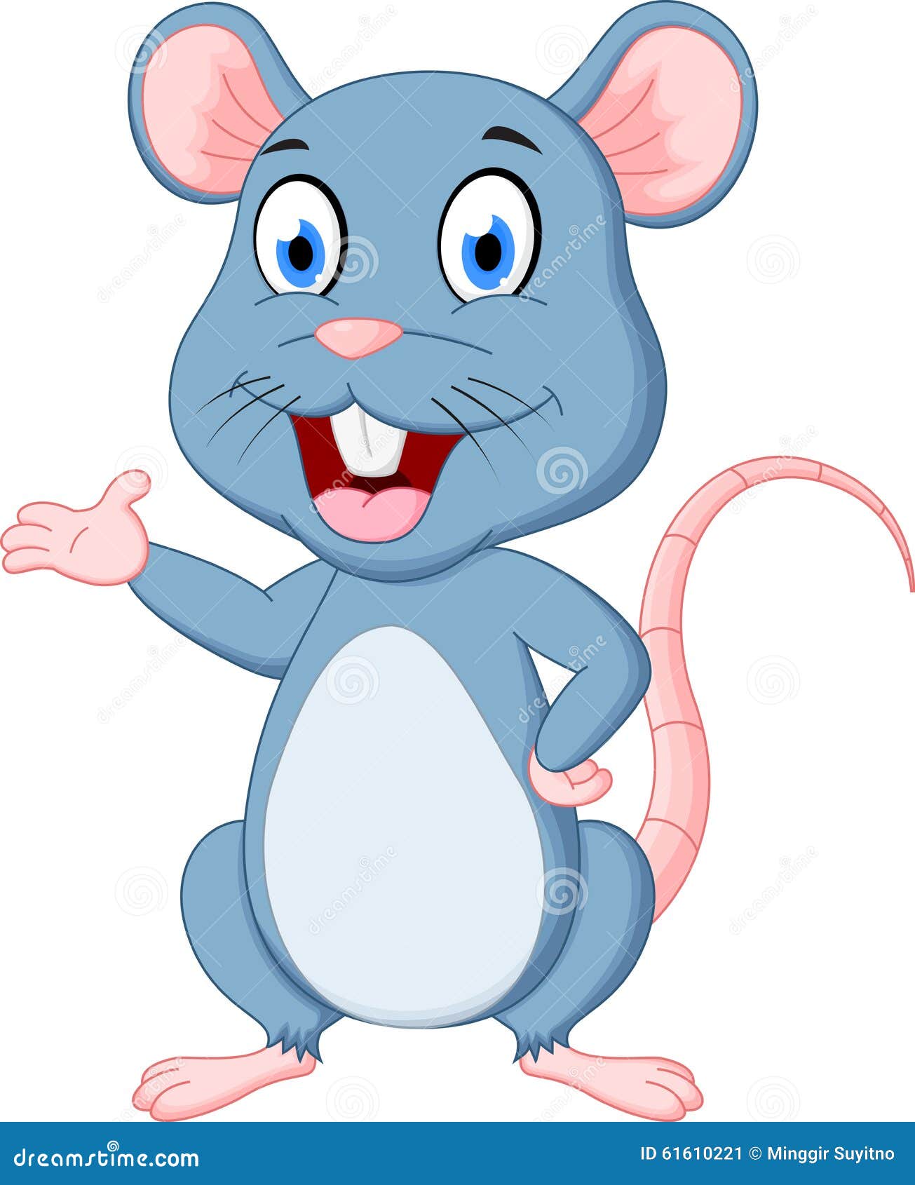 Cute mouse cartoon stock vector. Illustration of design - 61610221