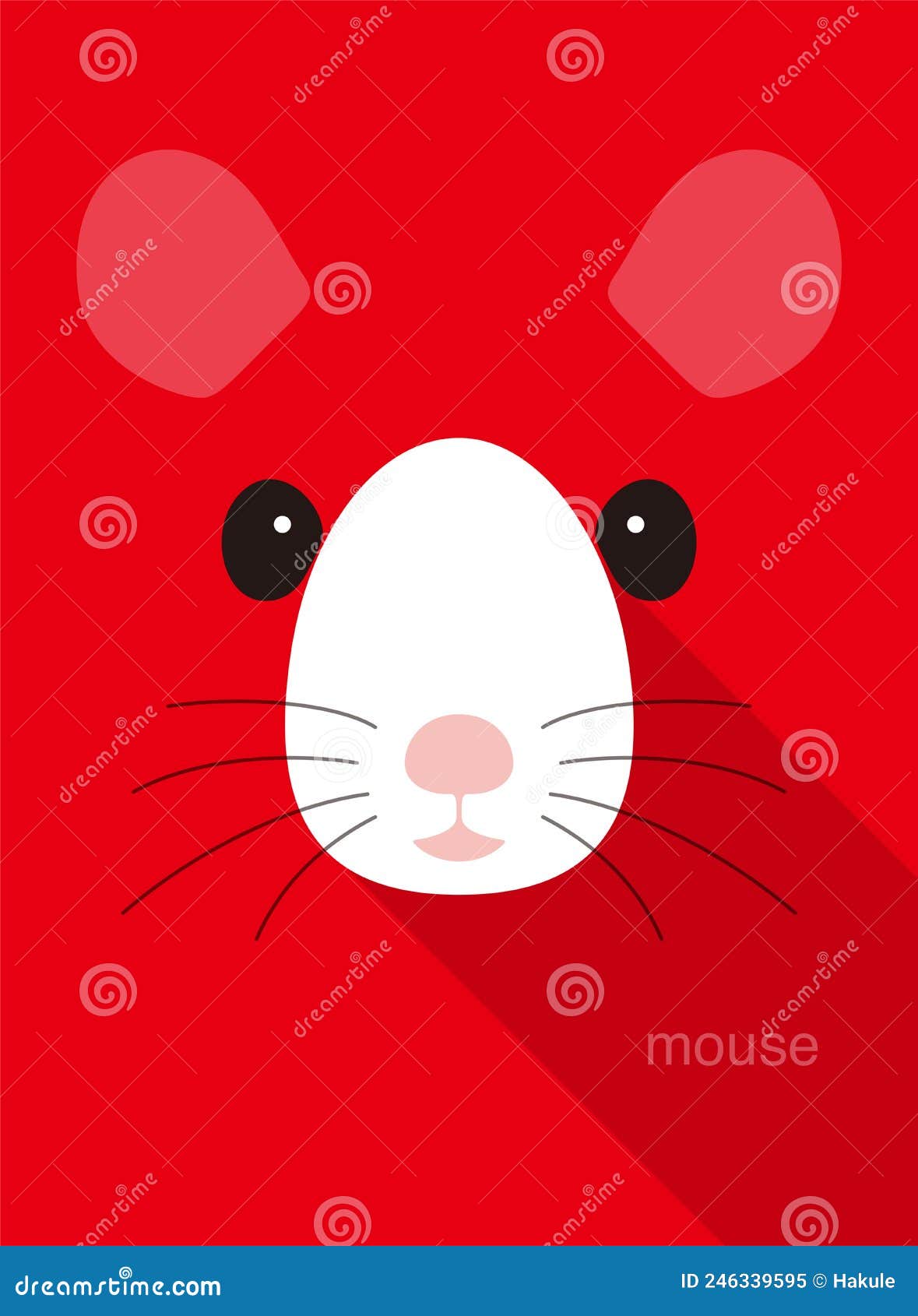 Cute Mouse Face Icon, Vector Illustration Stock Vector - Illustration ...
