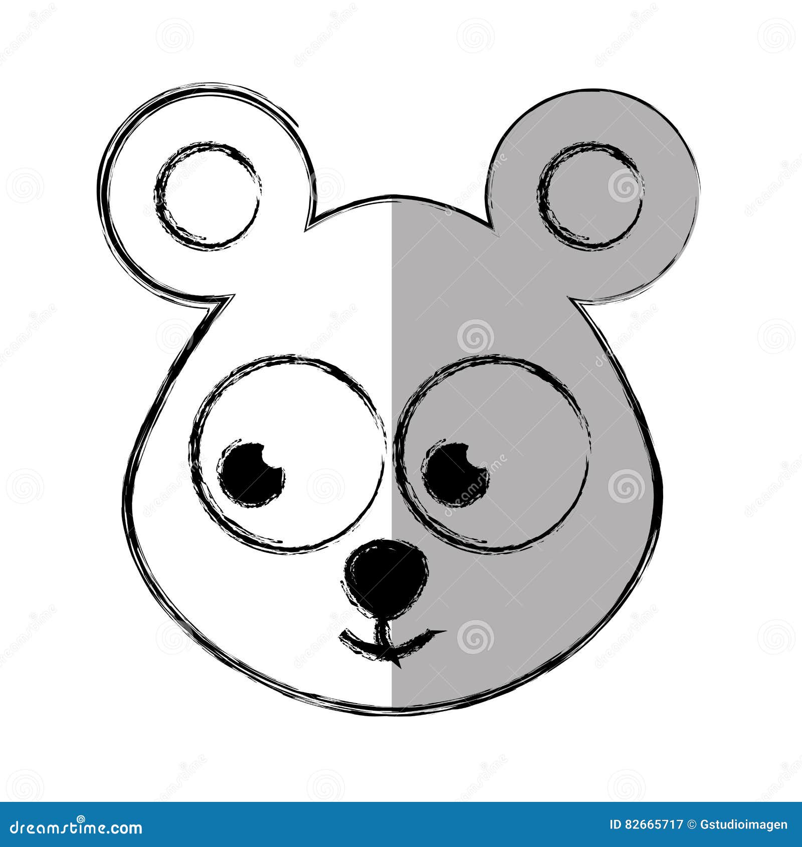 Cute Mouse Tender Character Stock Illustration - Illustration of nature ...