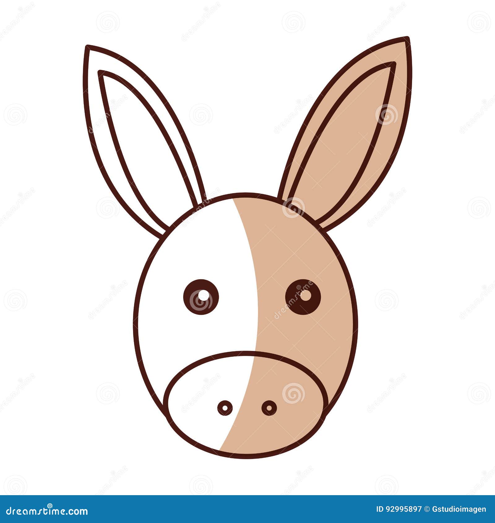 Mule Design Cartoon Vector | CartoonDealer.com #33862399