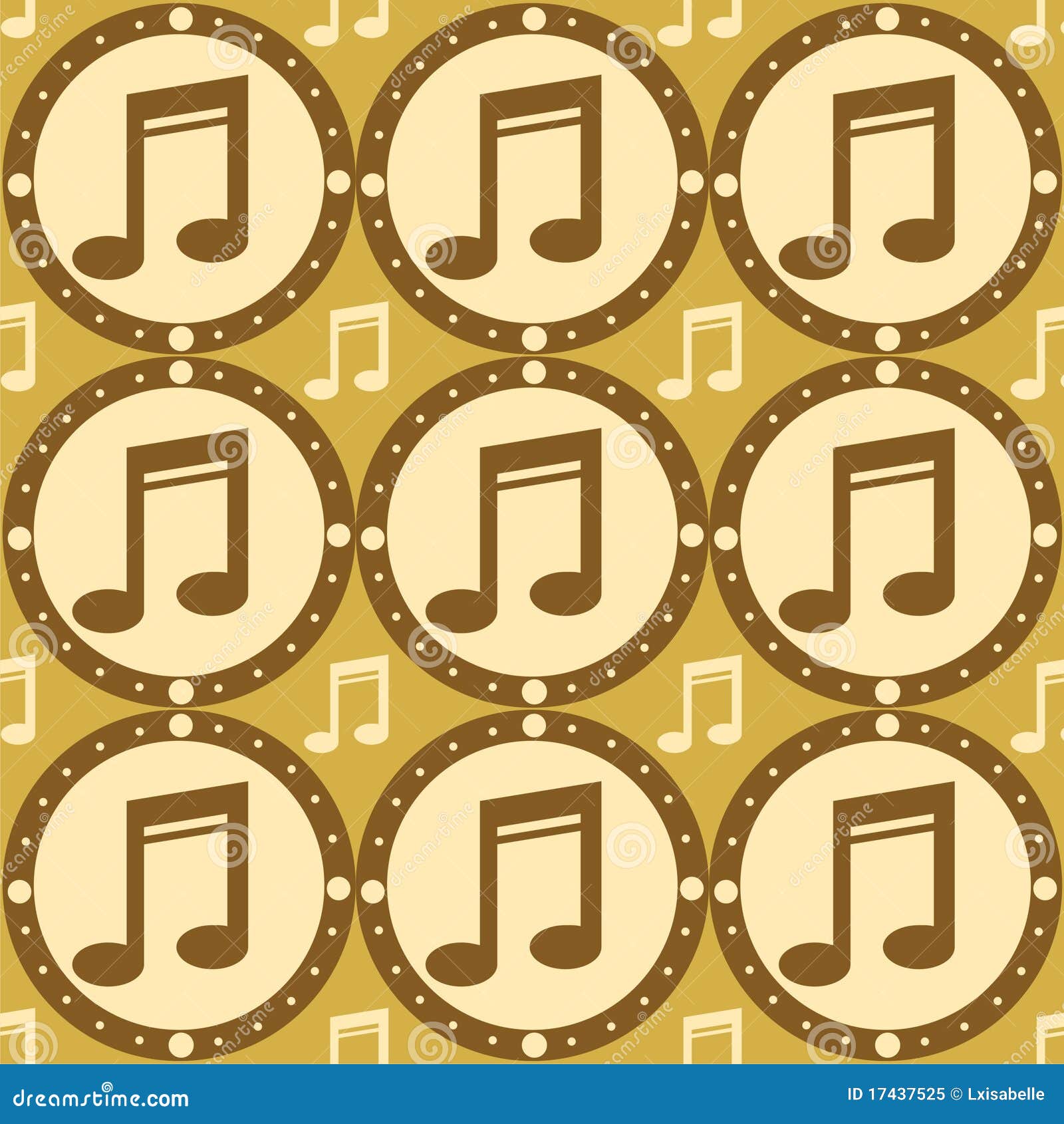 Cute musical pattern stock vector. Illustration of pattern - 17437525