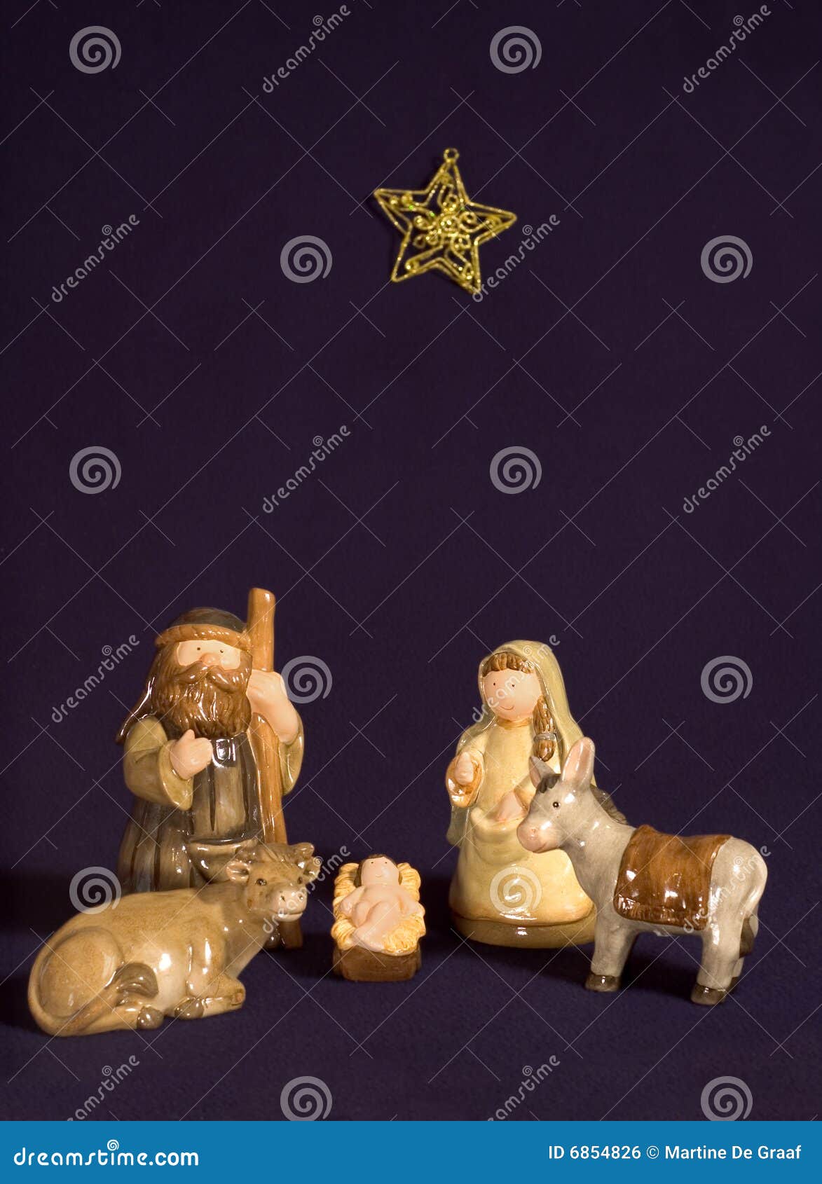 Cute Nativity Scene stock photo. Image of christmas, bible - 6854826