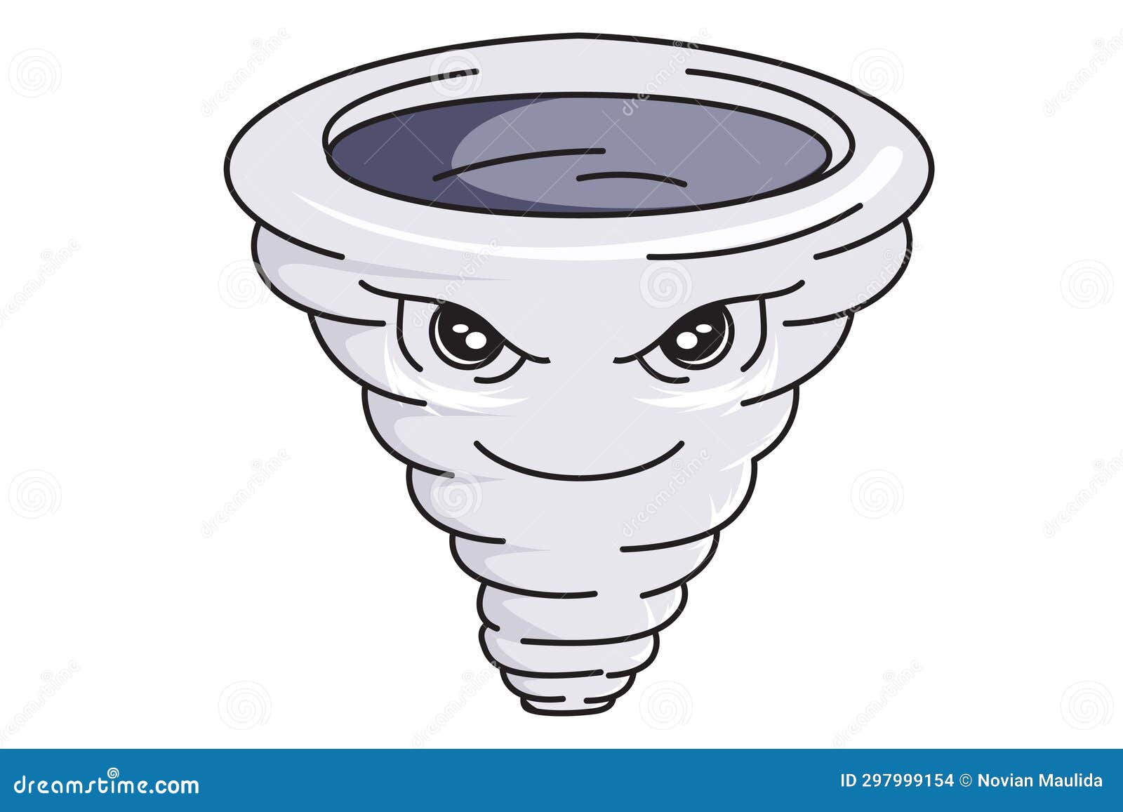 Cute Wind Nature Element Character Illustration Stock Illustration ...