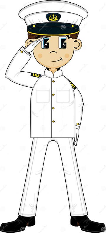 Cute Navy Sailor stock vector. Illustration of sailor - 95006953