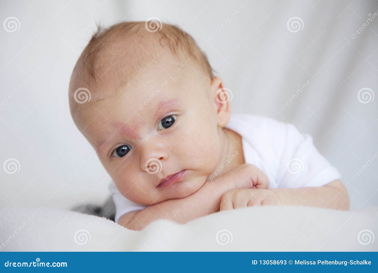 Cute newborn baby stock image. Image of kids, family - 13058693