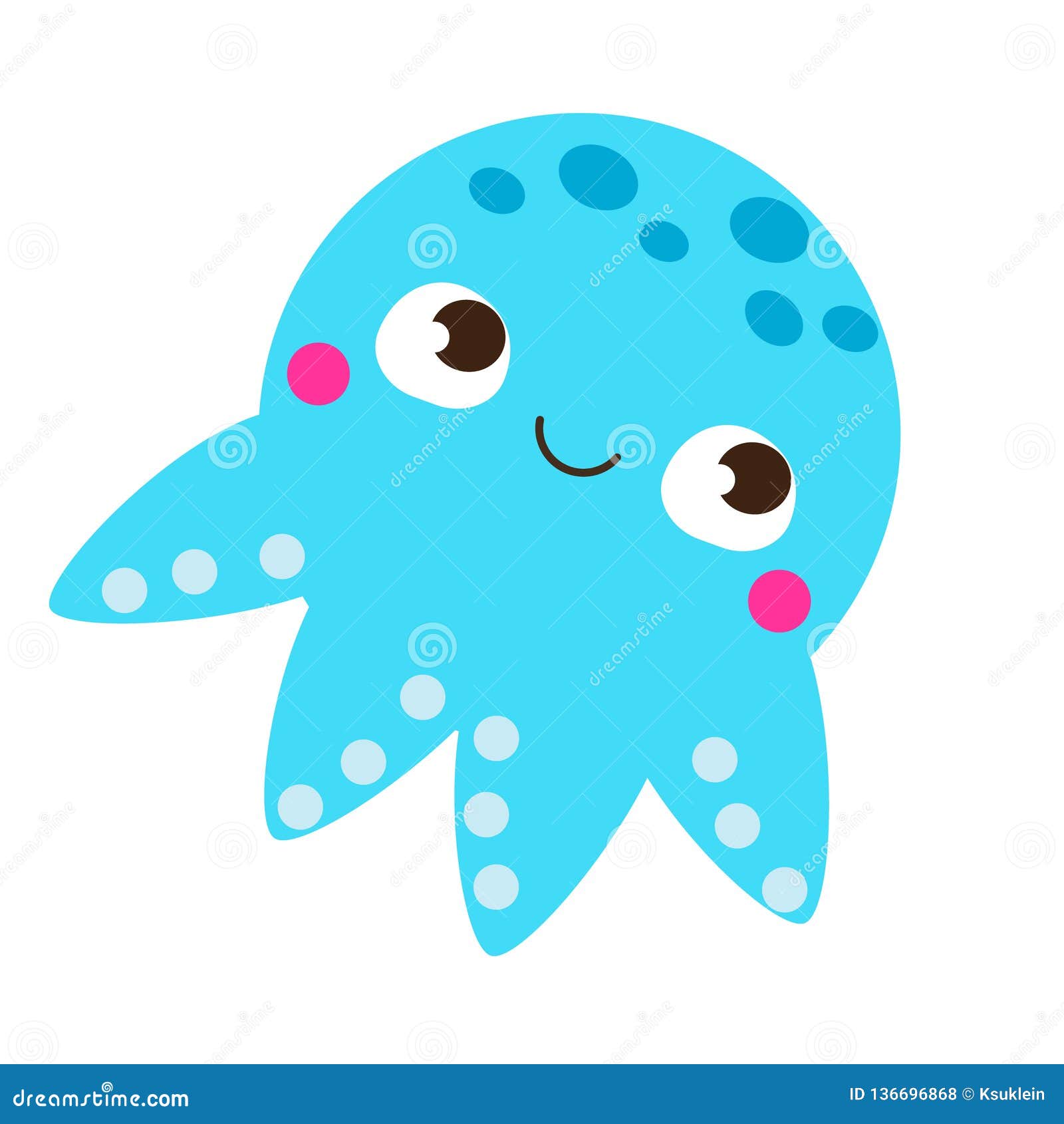 Cute 8 Bit Octopus Illustration. Retro Game Sealife Vector. Pixel ...