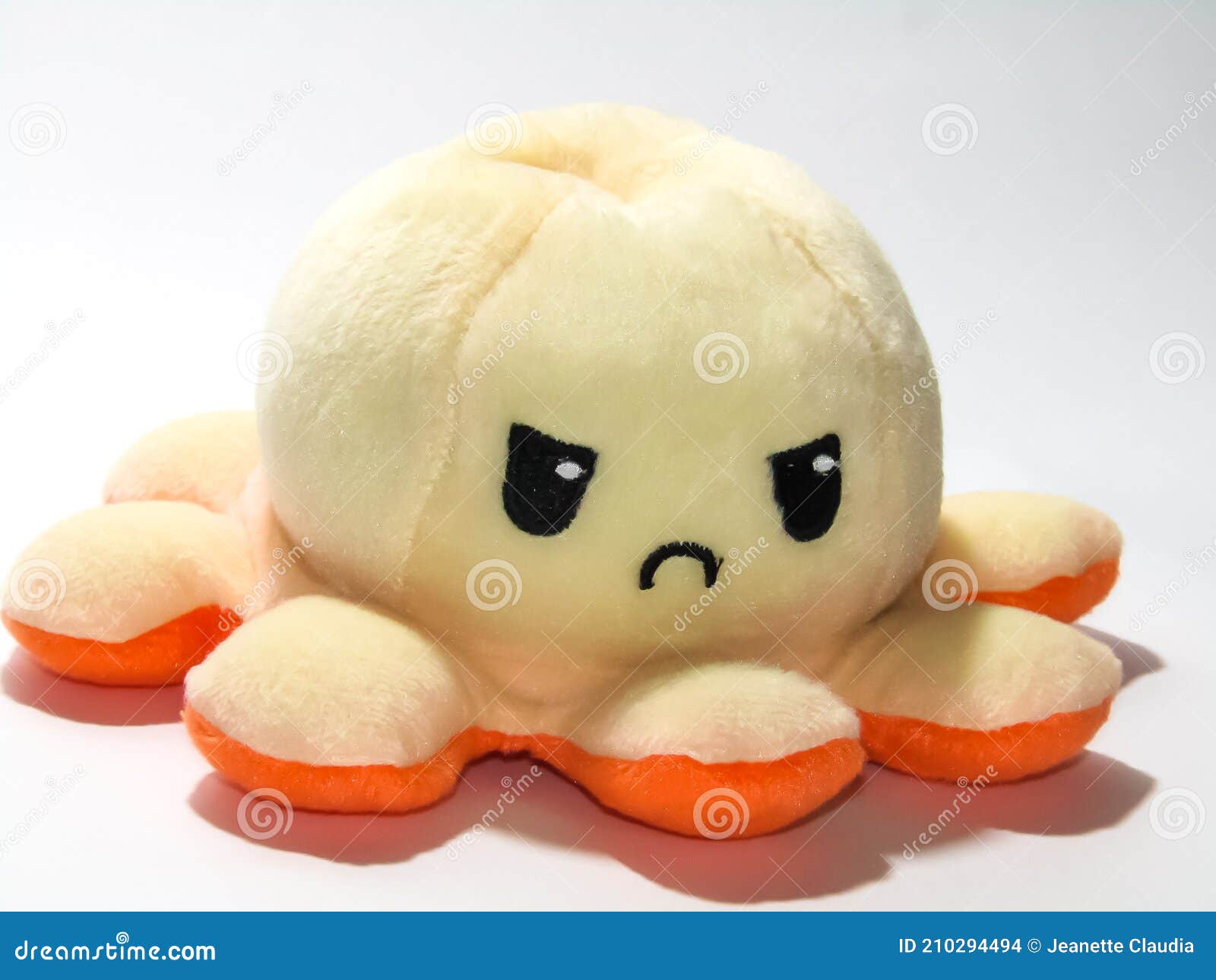 A cute octopus doll stock photo. Image of cartoon, pink - 210294494