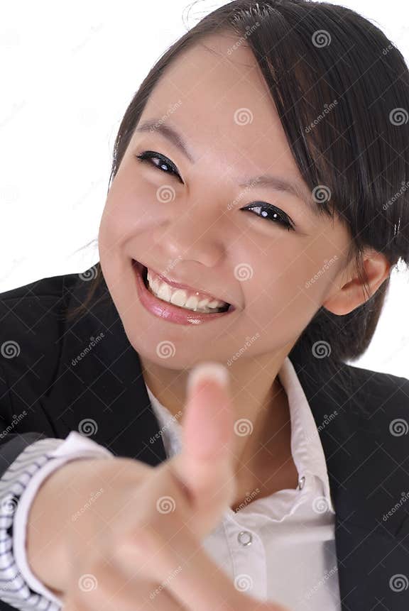 Cute office lady stock image. Image of friendly, employee - 15526413