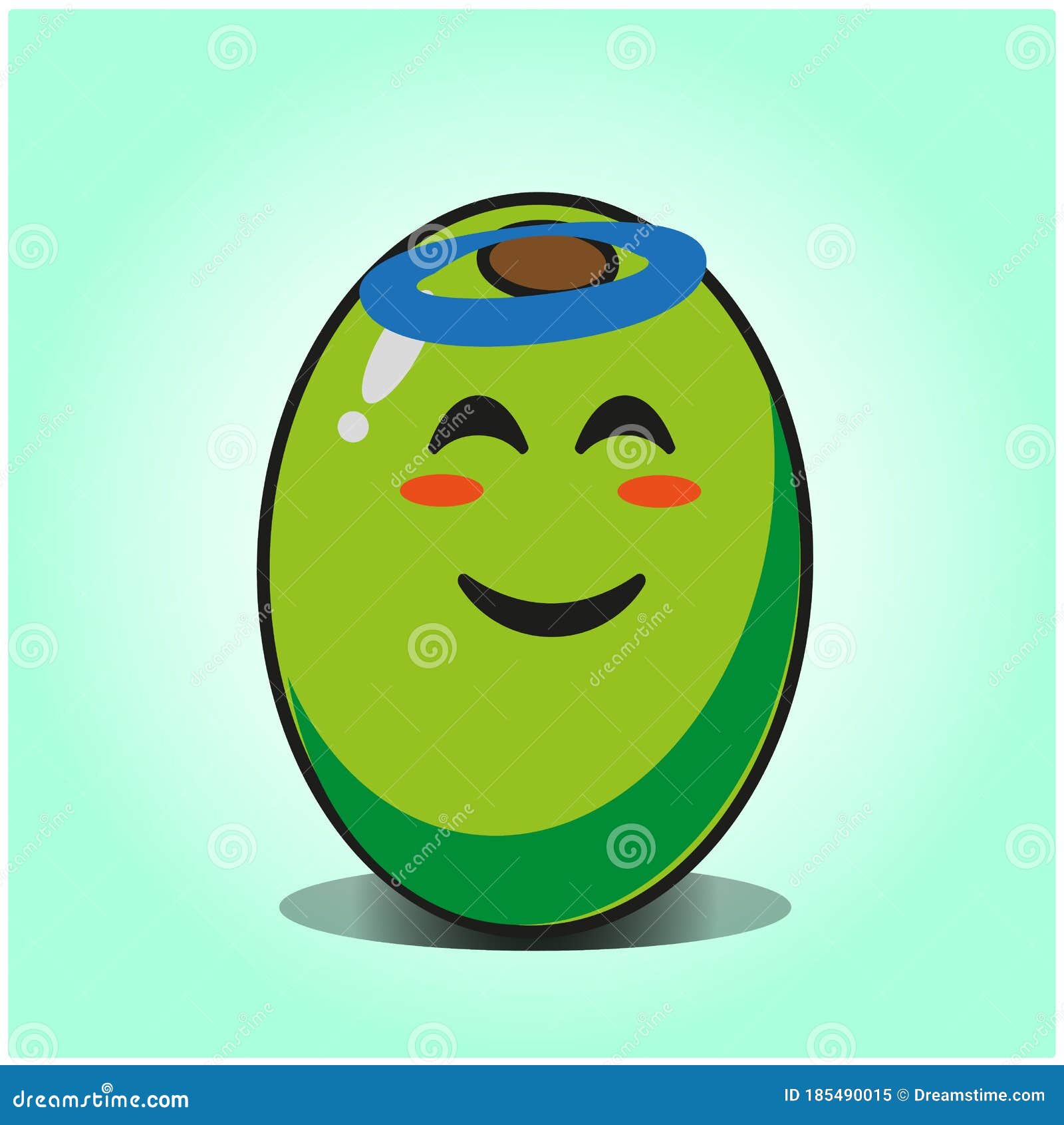 Cute Olive Cartoon Mascot Character Vector Design Stock Vector ...