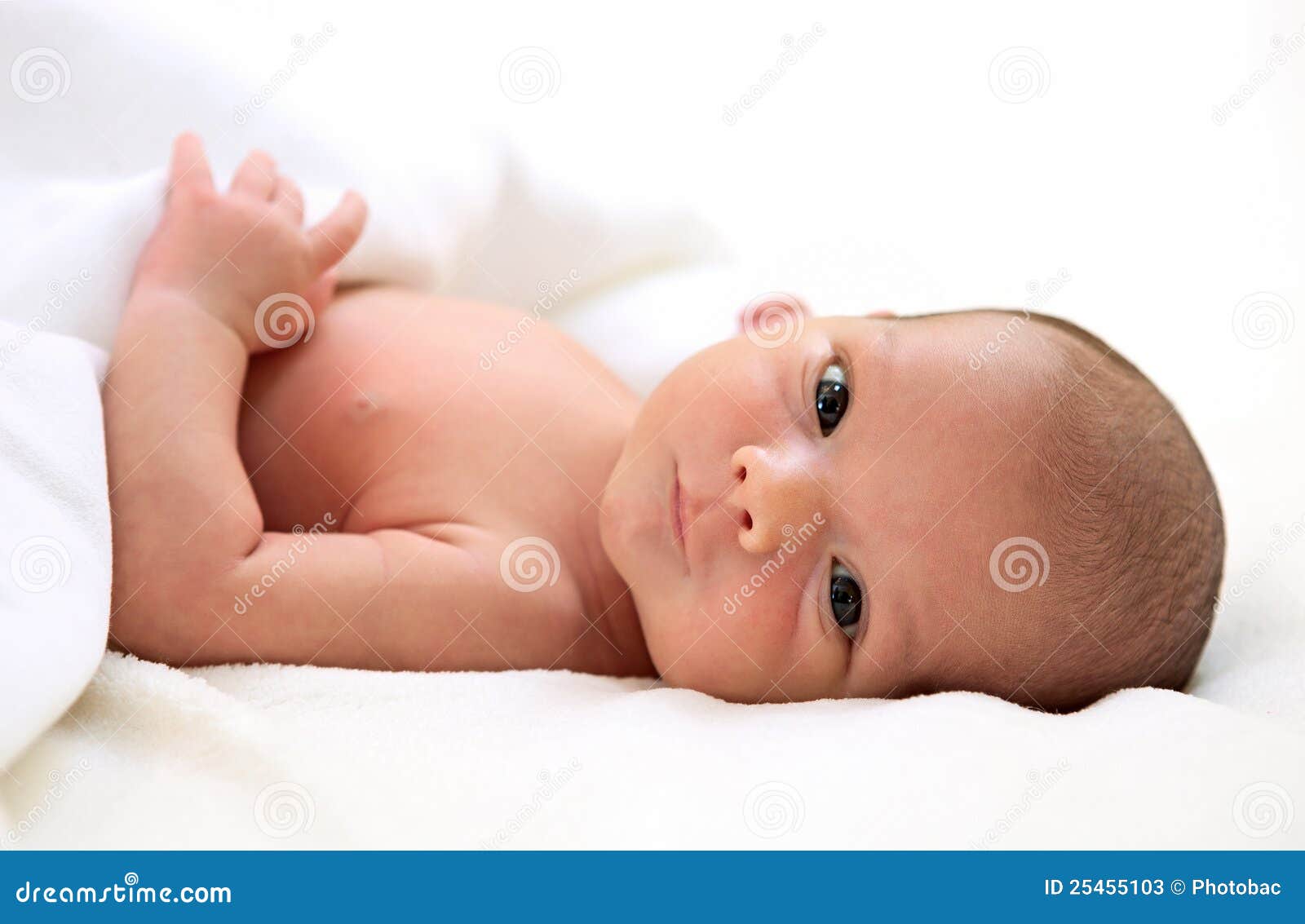 Cute one-week old baby boy stock image. Image of healthy - 25455103
