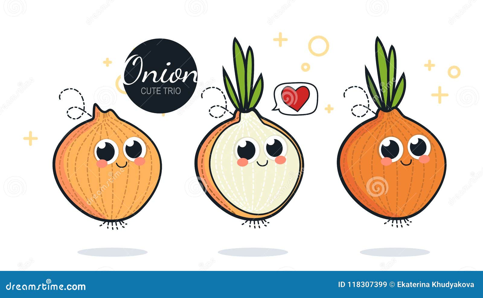 Cute onion characters stock illustration. Illustration of nutrition ...
