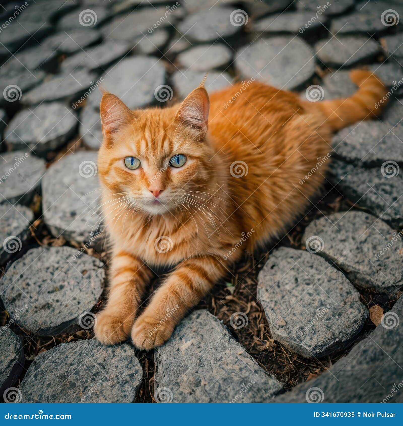 Cute OrangeCat Beautiful Eyes Stock Illustration - Illustration of beautiful, orangecat: 341670935