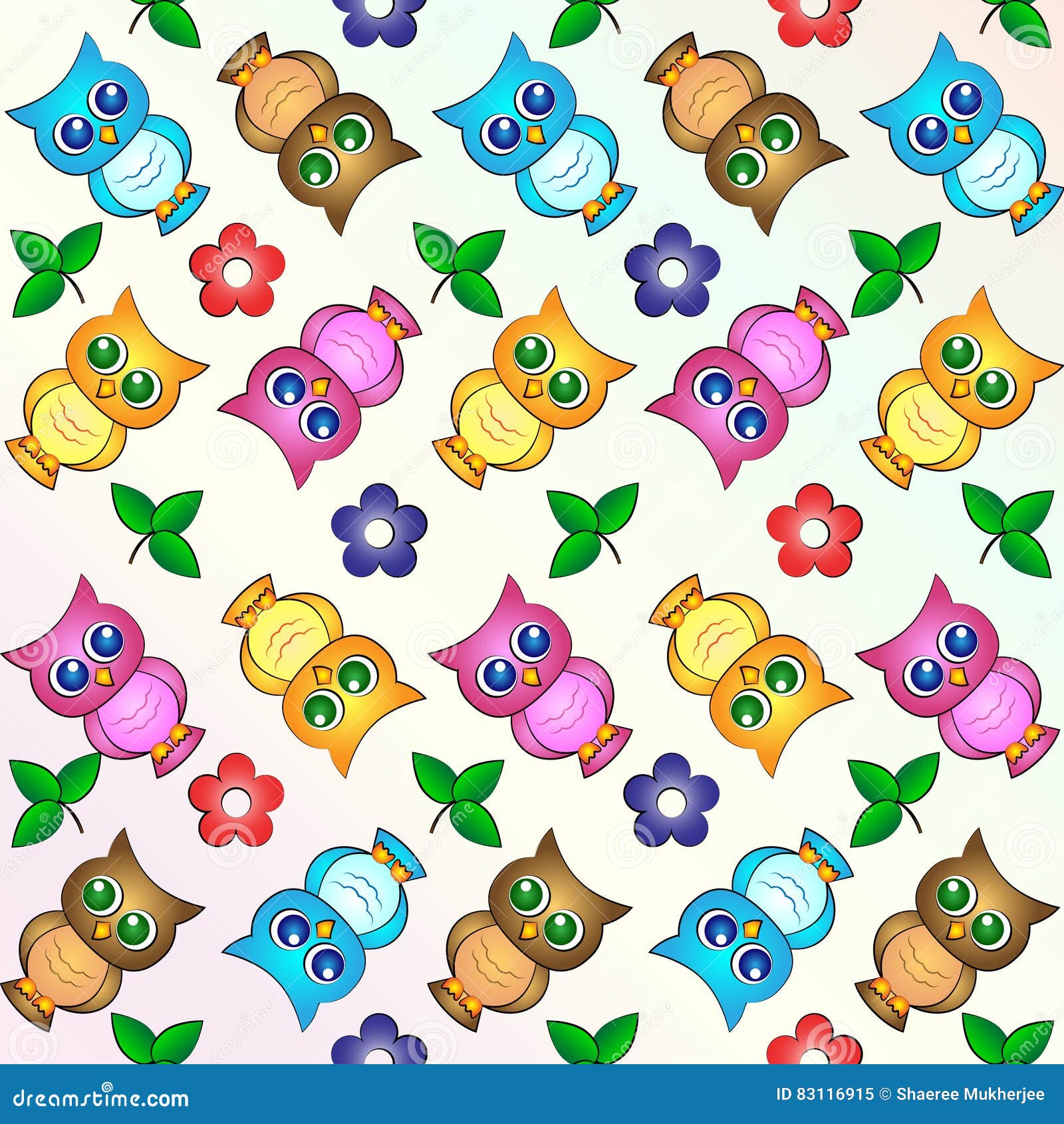Spring Owl Desktop Background