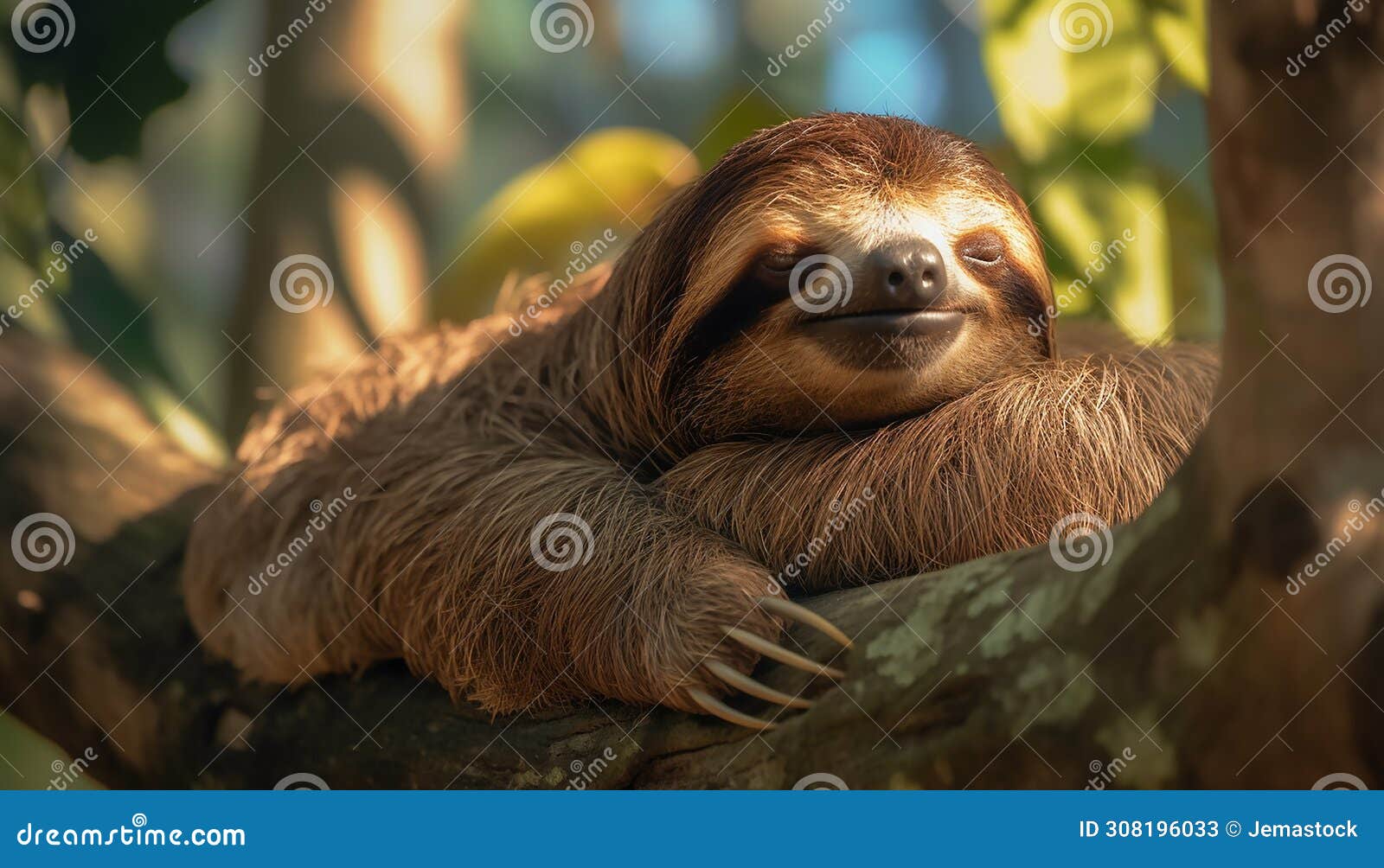 Cute Panda Looking at Camera in Tropical Rainforest, Playful Monkey ...