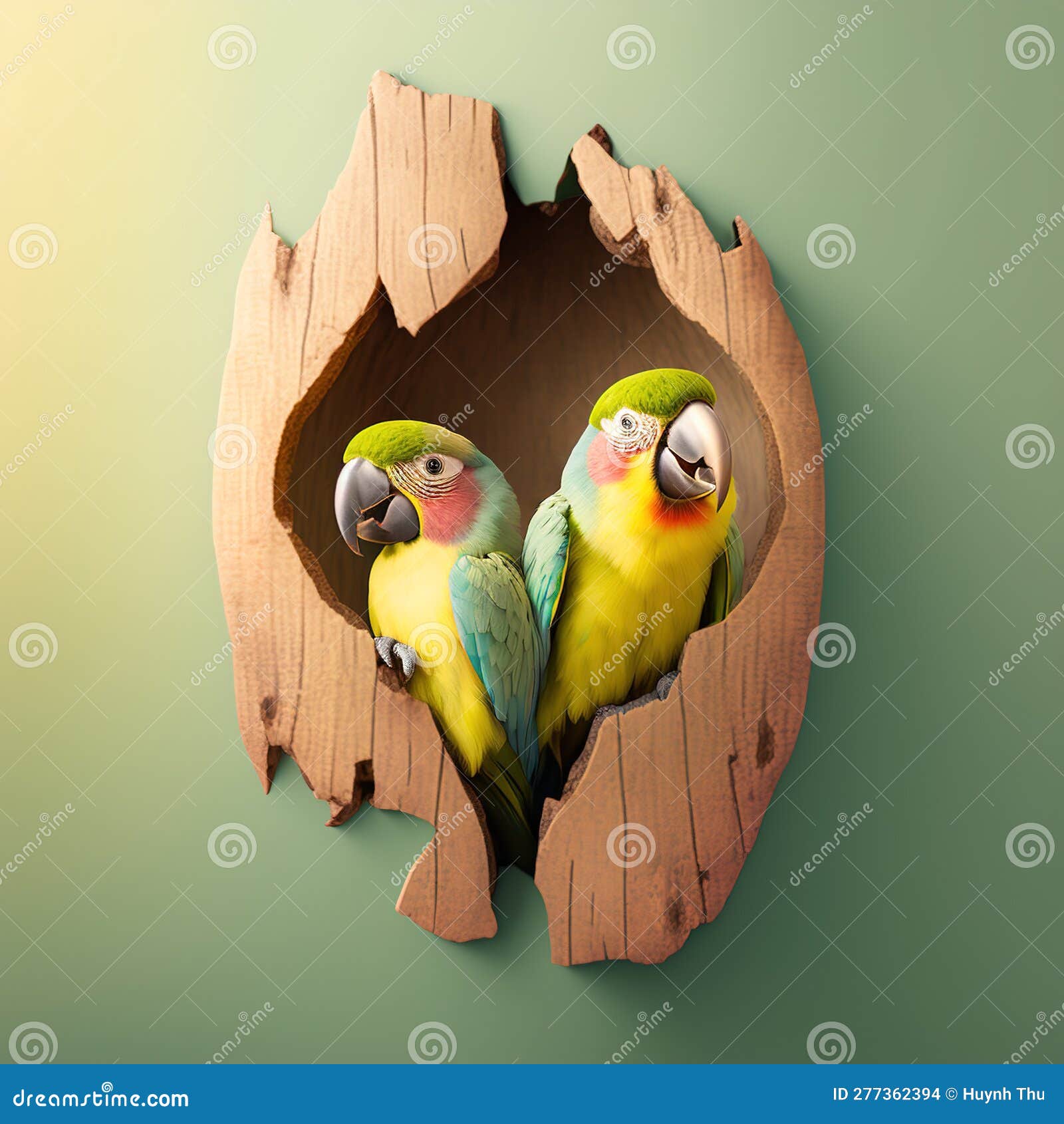 Cute Parrots. Doodle Style, Black And White Background. Funny Birds ...