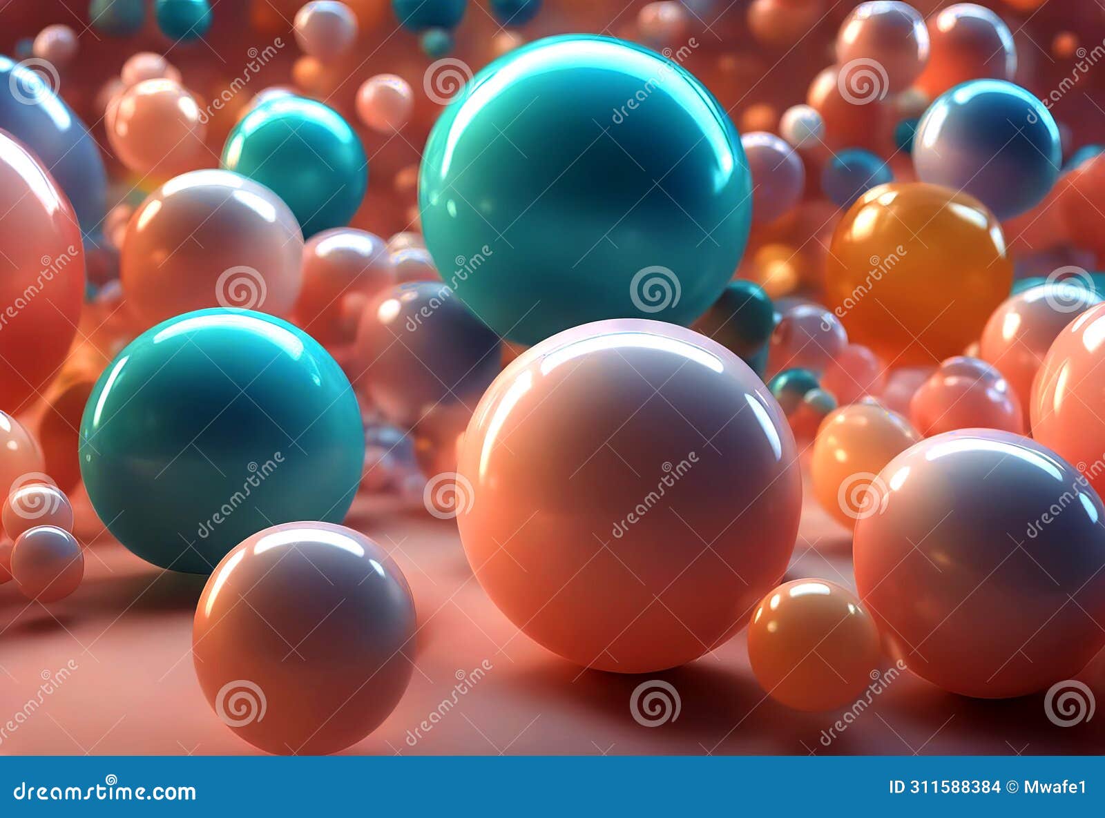 Cute Pastel Colored 3d Background. Modern Loop Animation of Morphing ...