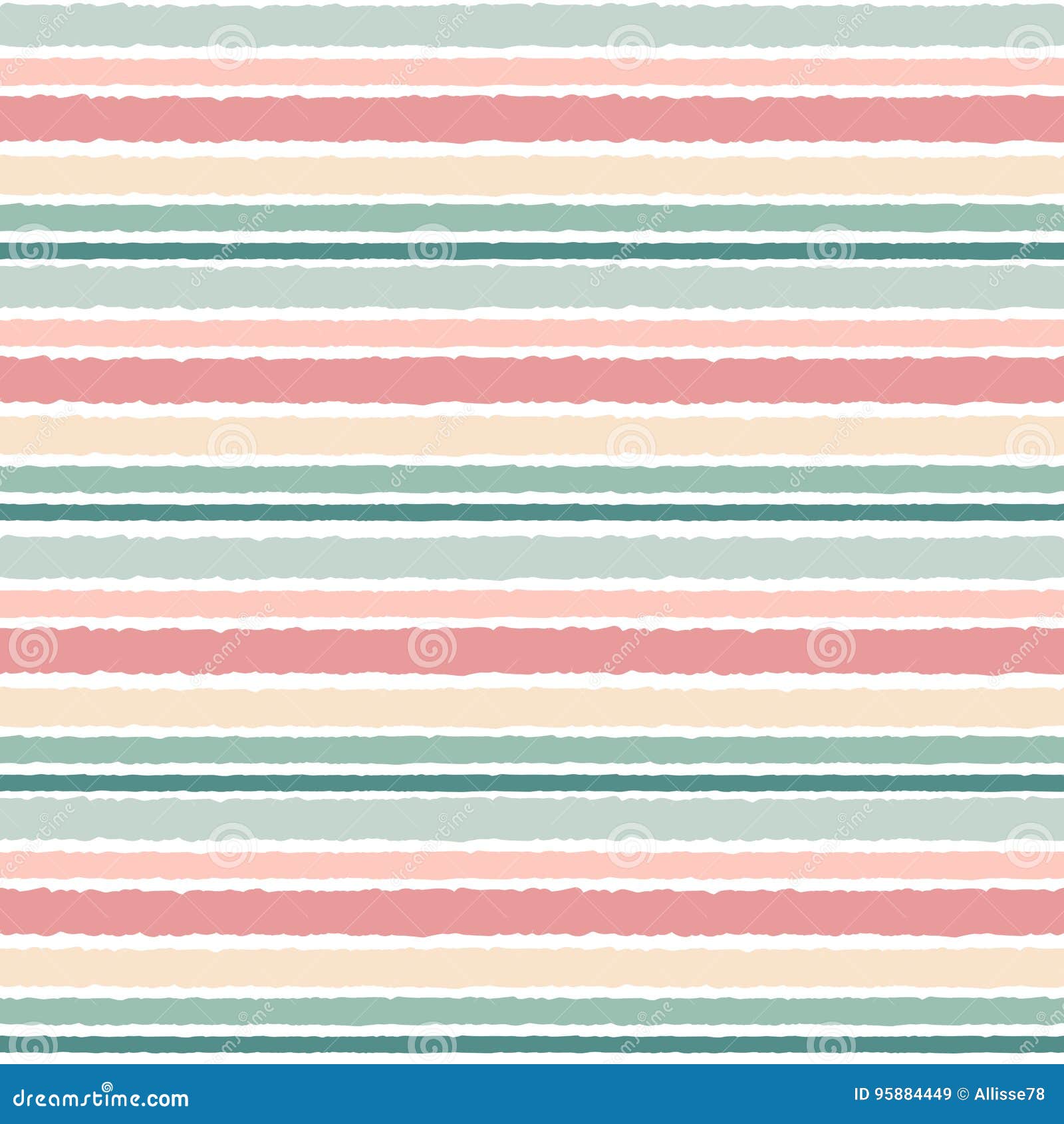 Cute Pastel Striped Seamless Vector Pattern Background Illustration ...