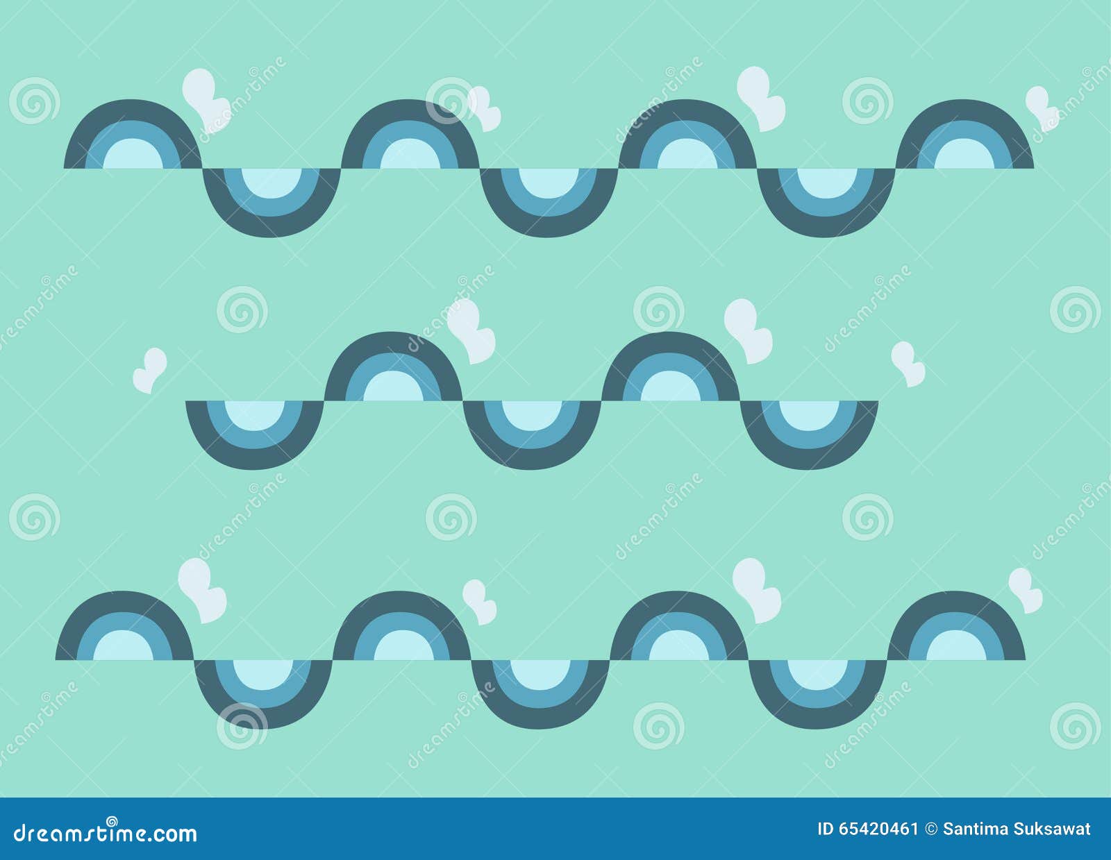 Cute pastel wave stock vector. Illustration of book, power - 65420461