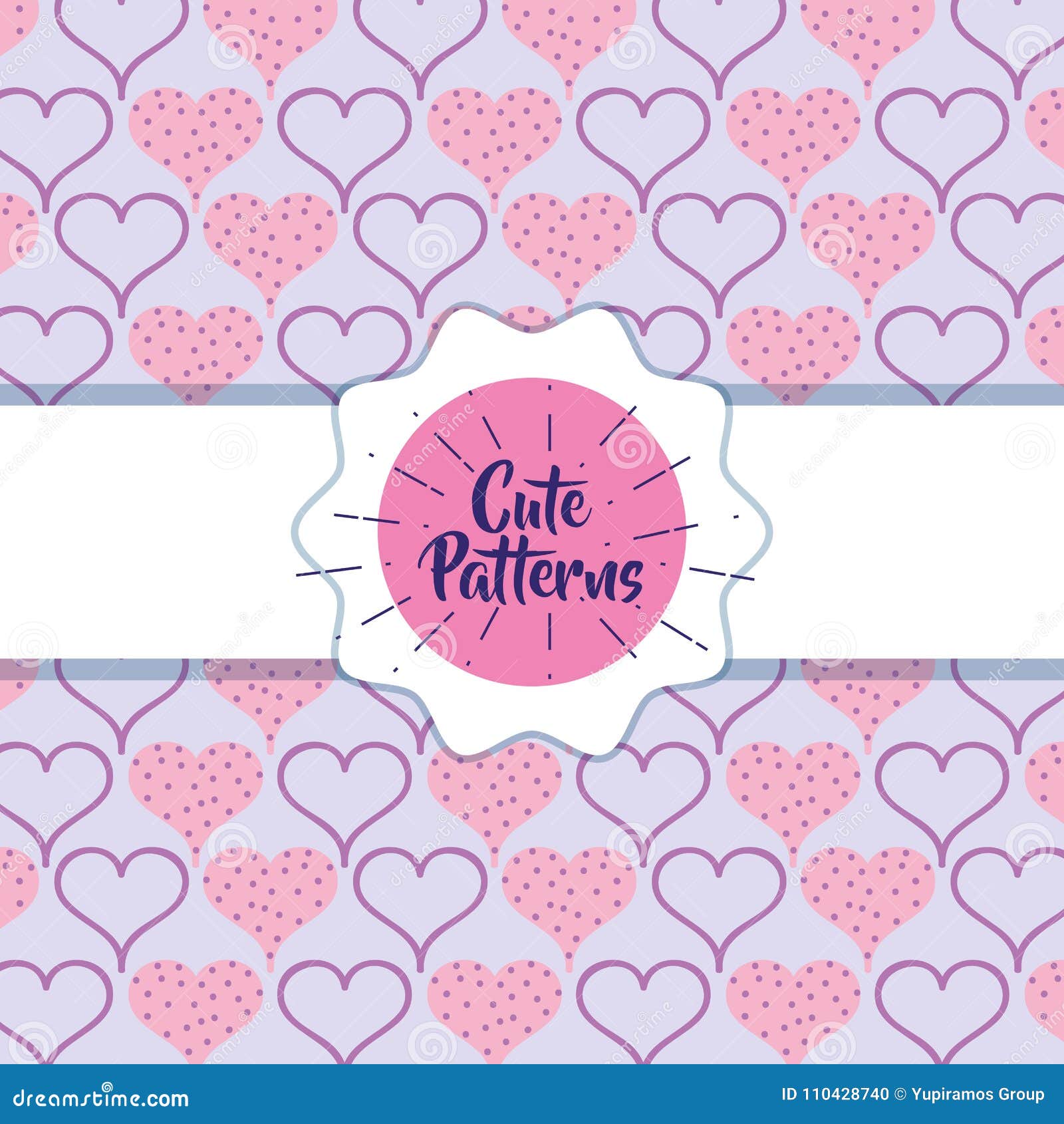 Cute Patern Abstract Geometric Background Design Stock Vector ...