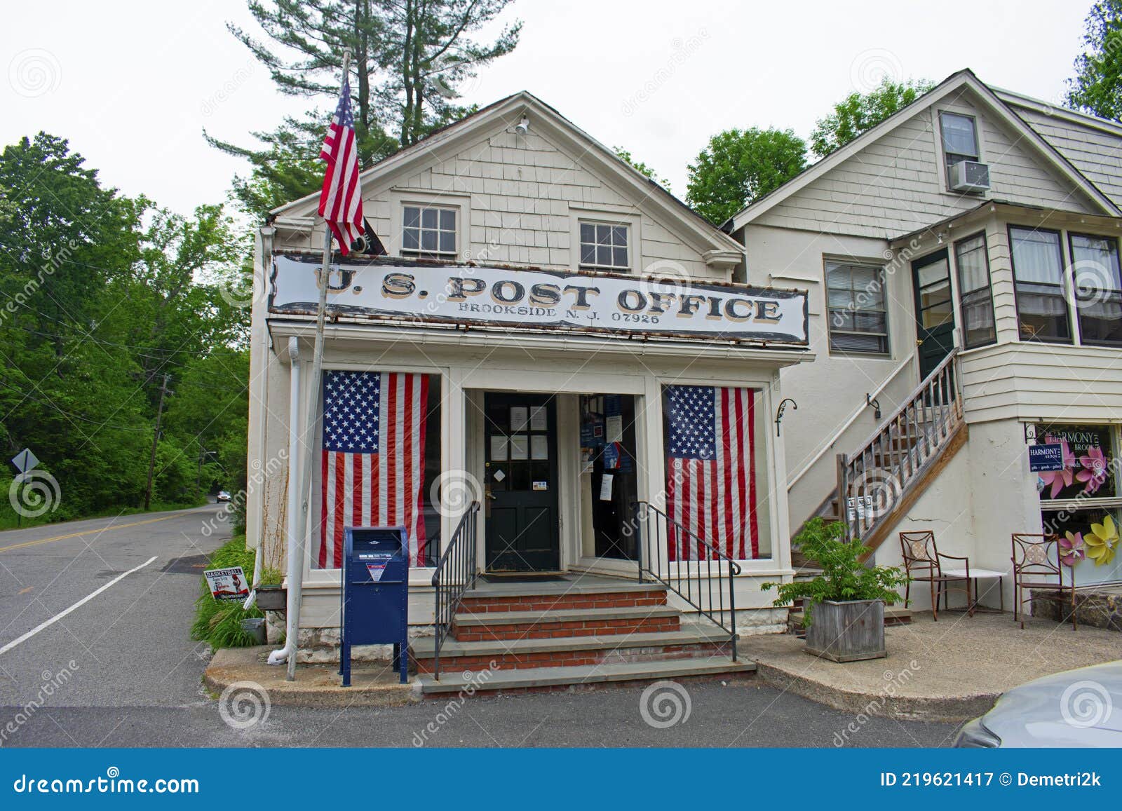 Cute, Patriotic, USPS Building -01 Stock Image - Image of multiple ...