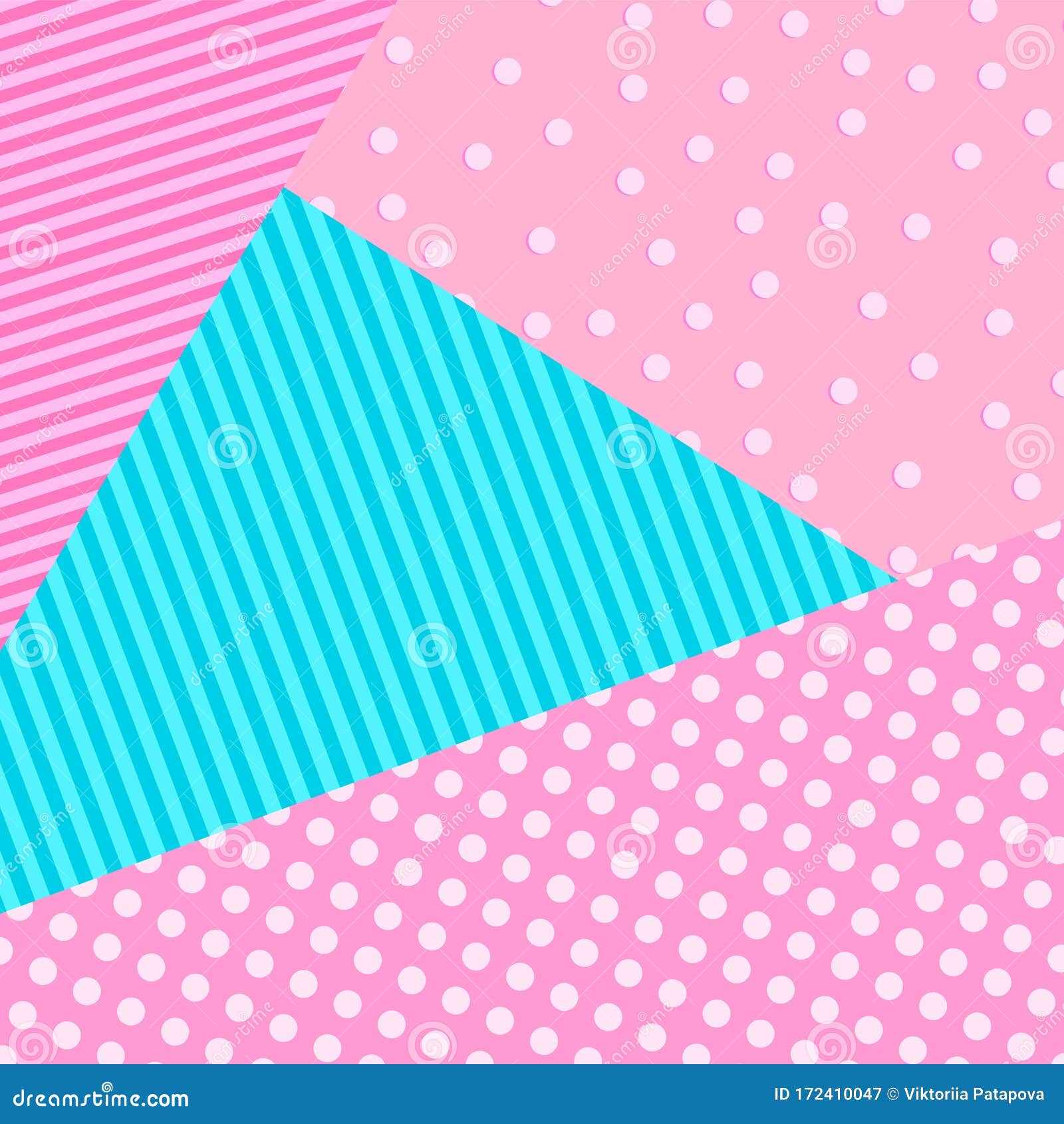 Cute Pattern Background in Princess Lol Doll Surprise Style. Vector ...