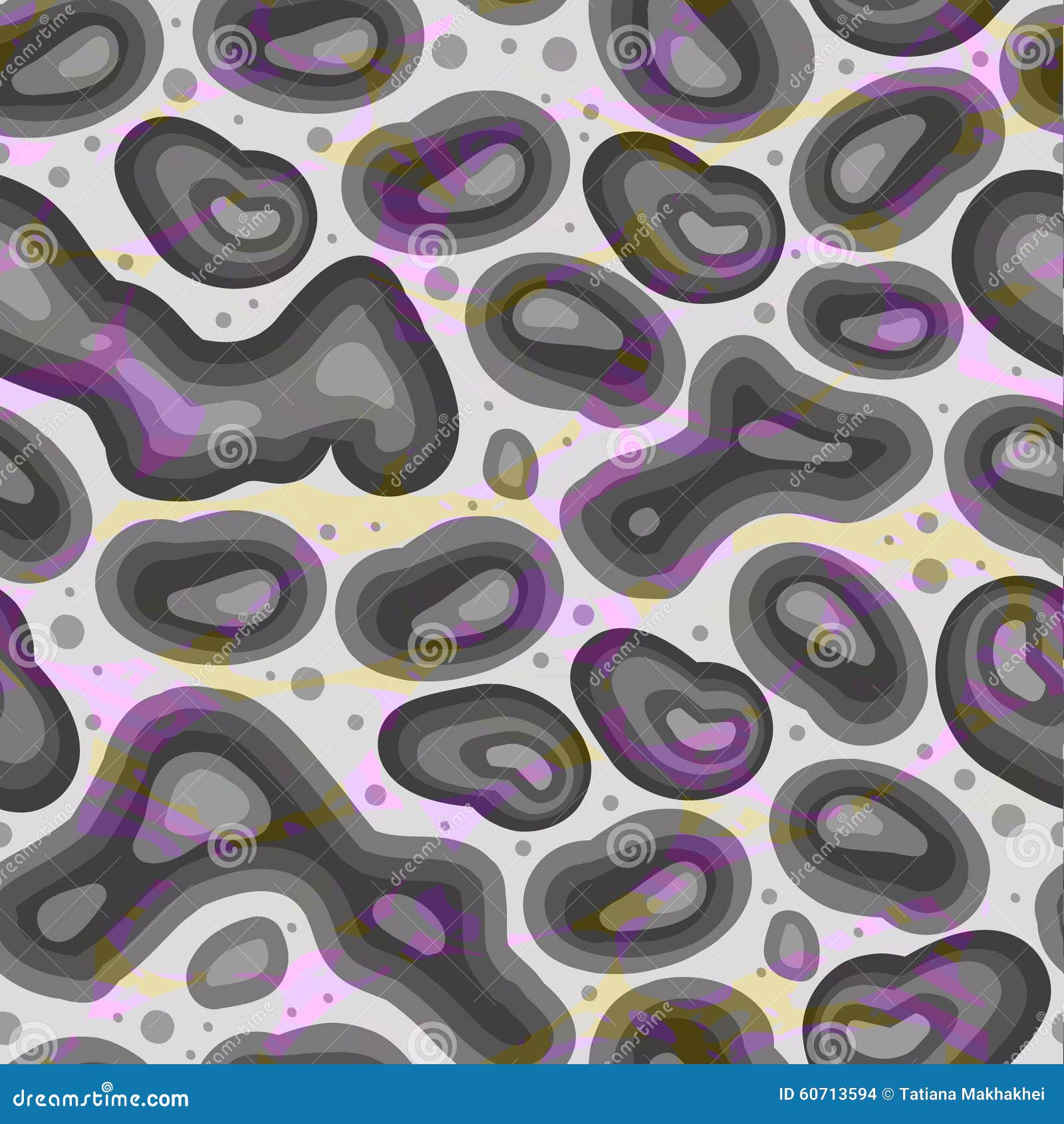 Cute Pattern. Seamless Texture with Stones Stock Vector - Illustration ...