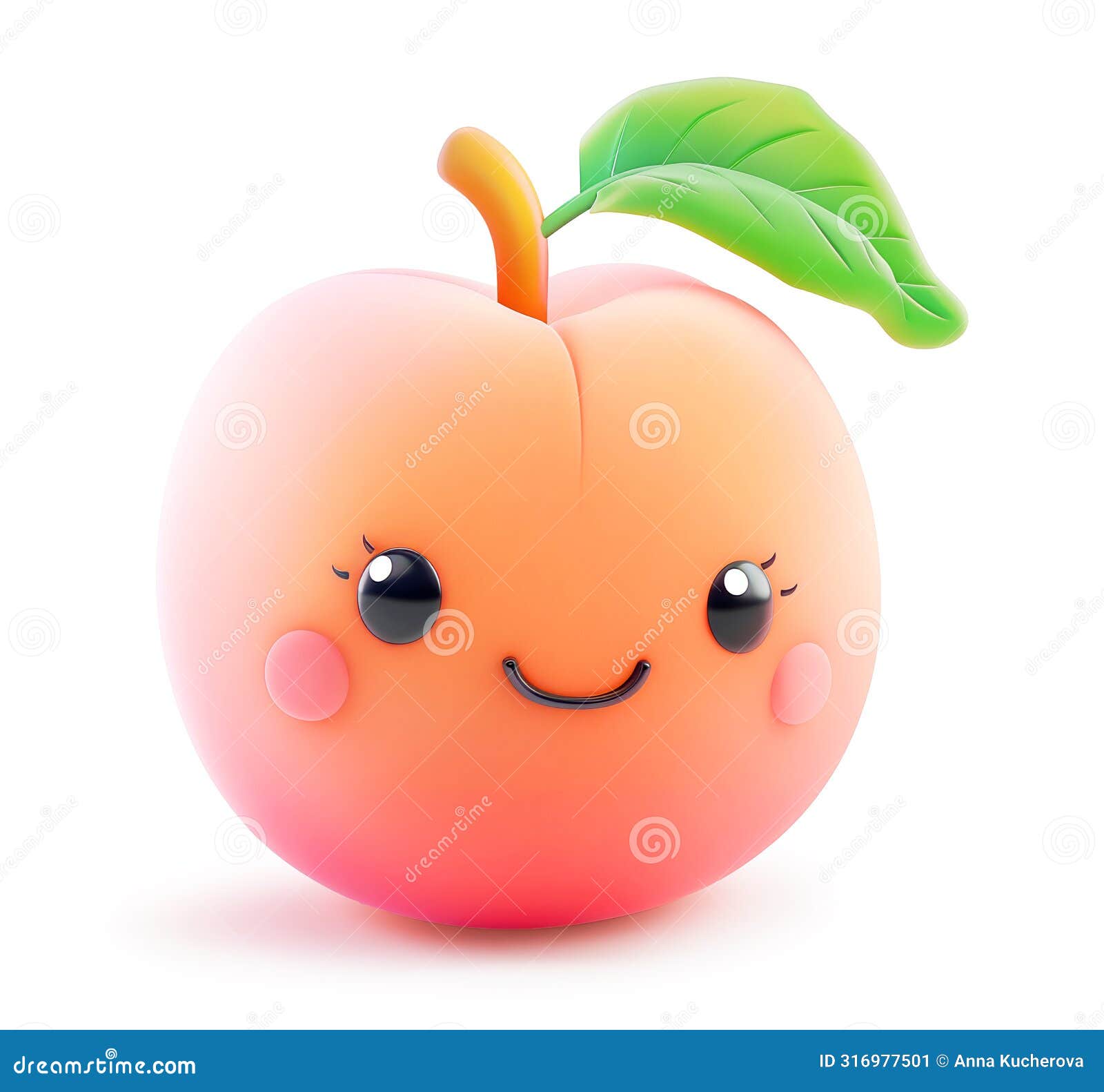 Cute Peach Faced Love Bird Cartoon Vector Illustration | CartoonDealer ...
