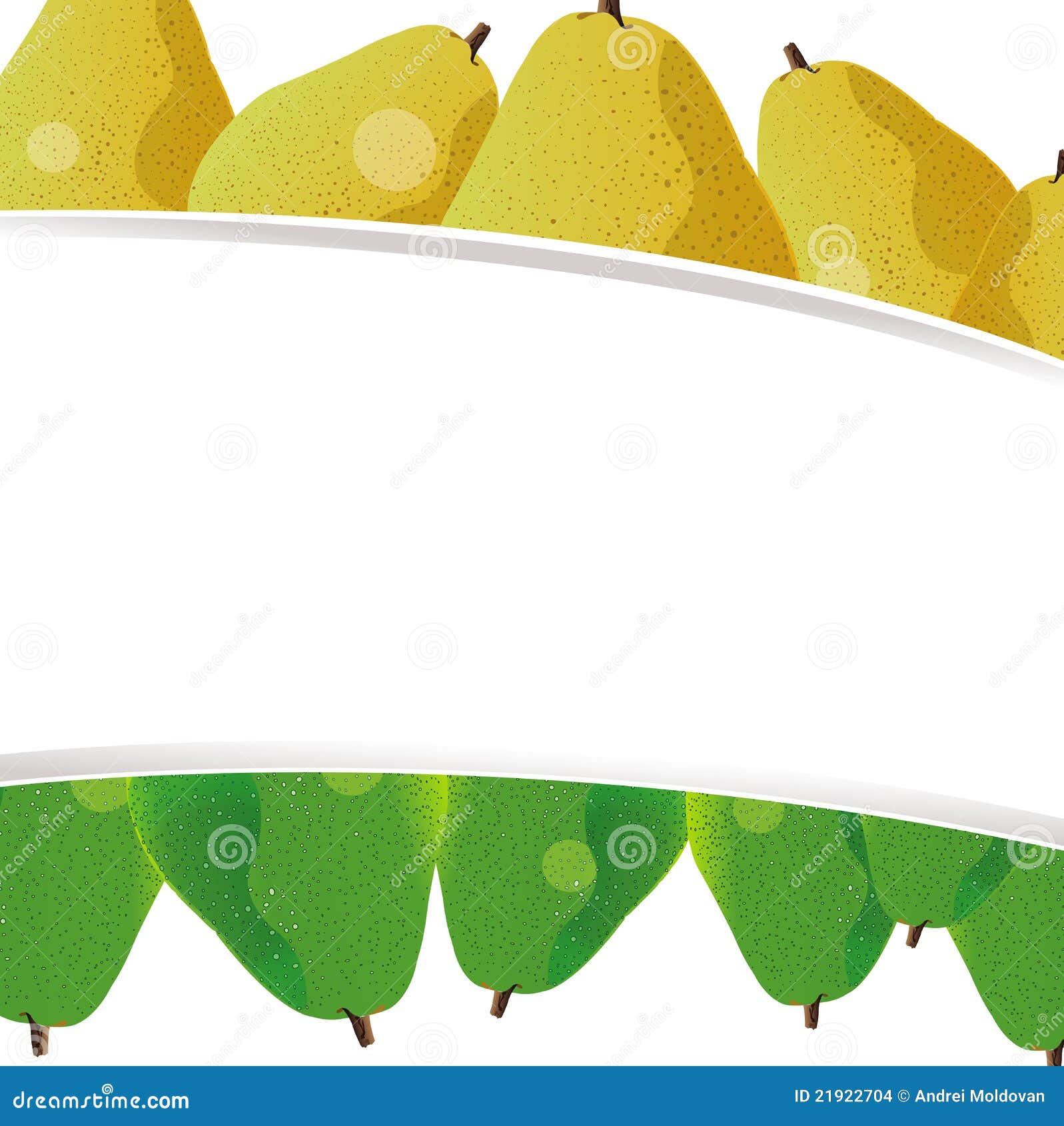 Cute Pear Background Banner Stock Vector - Illustration of space ...