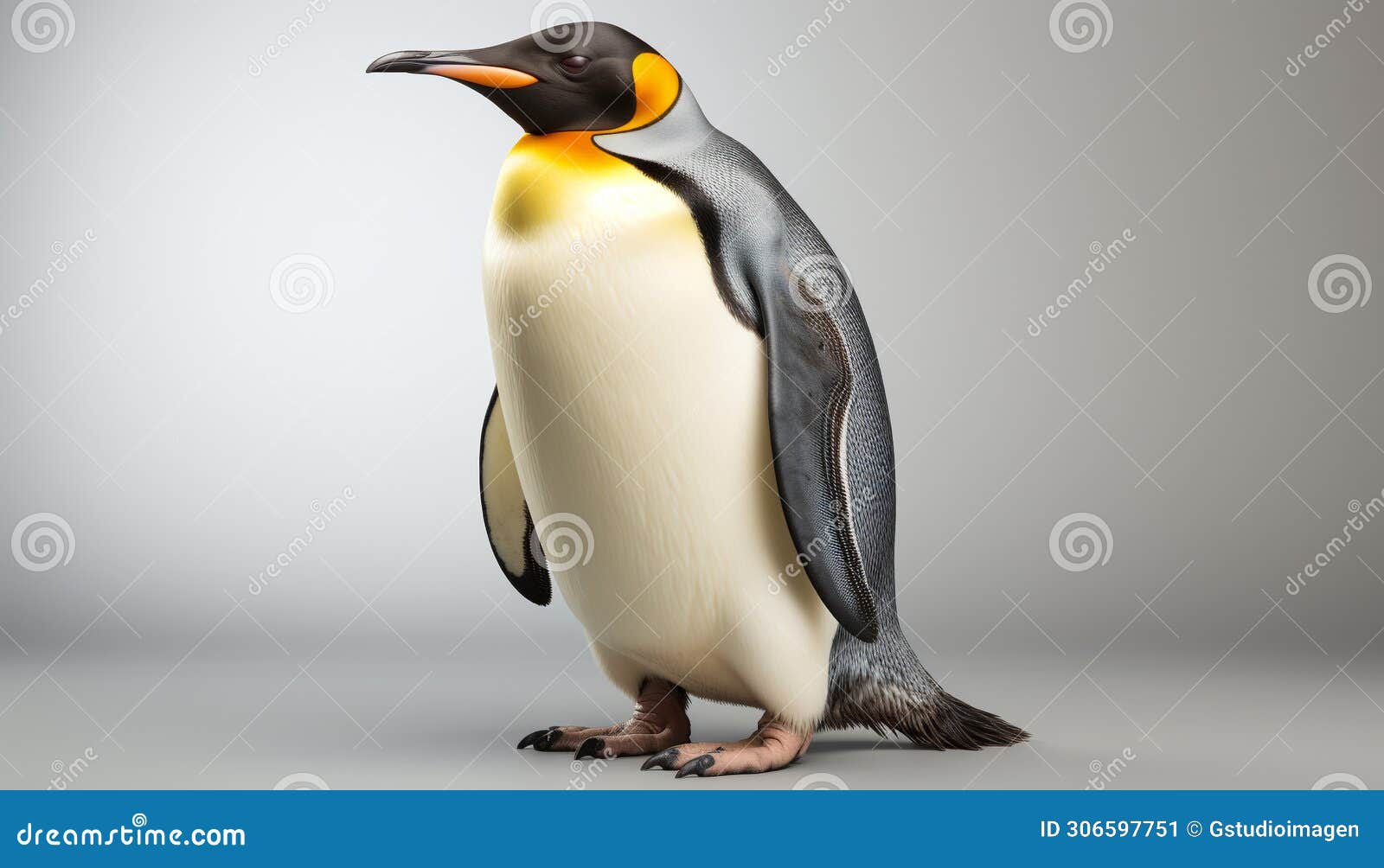 Cute Penguin Waddling on Ice, Looking at Camera, Smiling Generated by ...