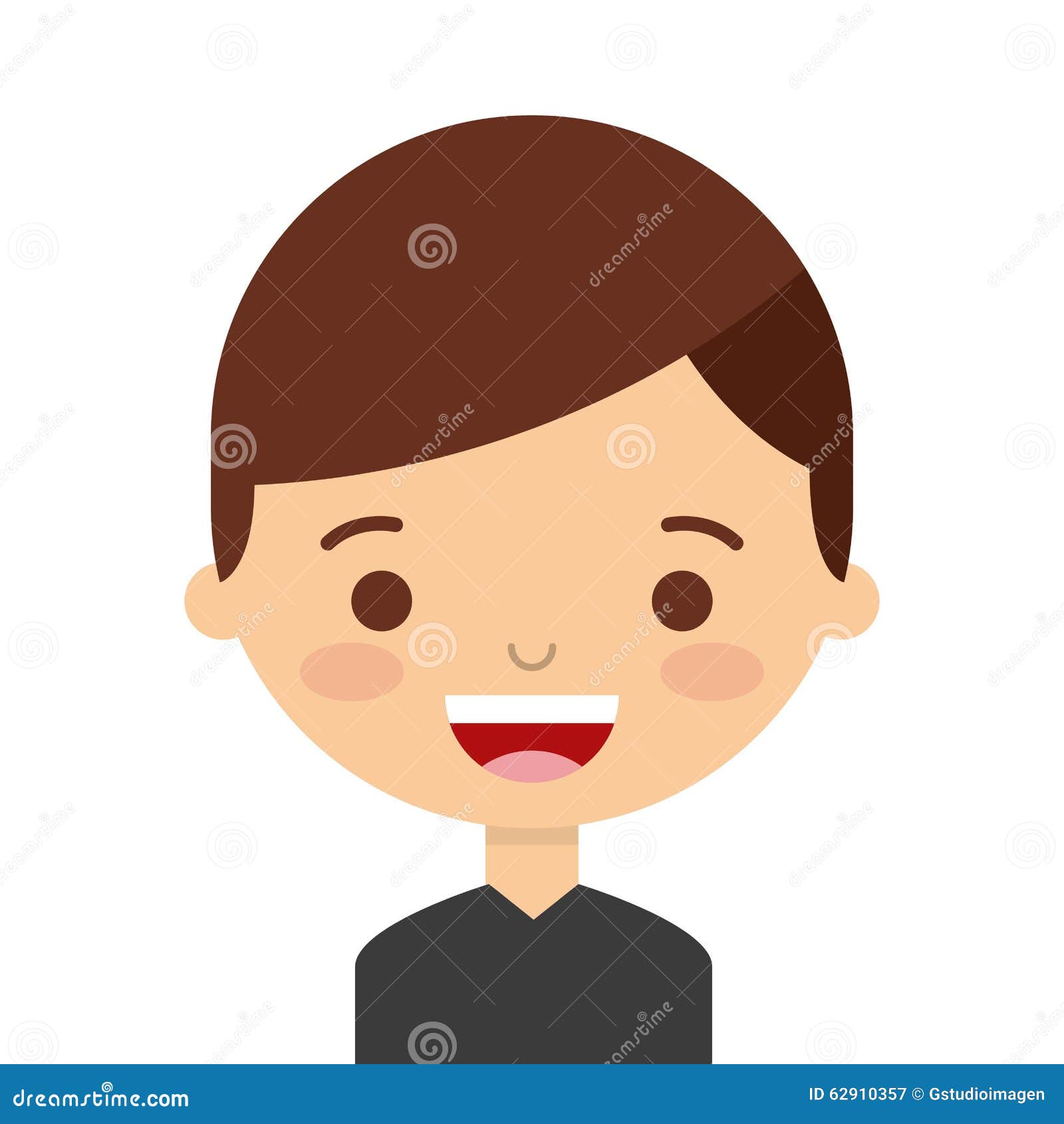 Cute person design stock vector. Illustration of youth - 62910357