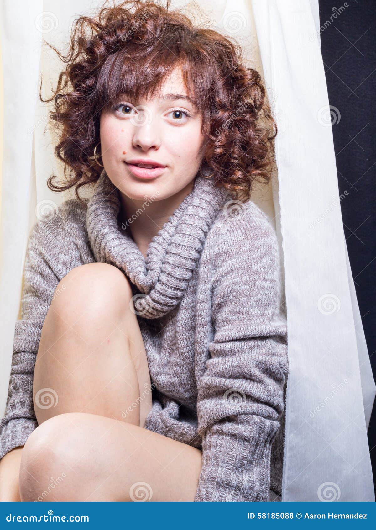 Cute Petite Female Fun Expressions Stock Photo - Image of lady, cute ...