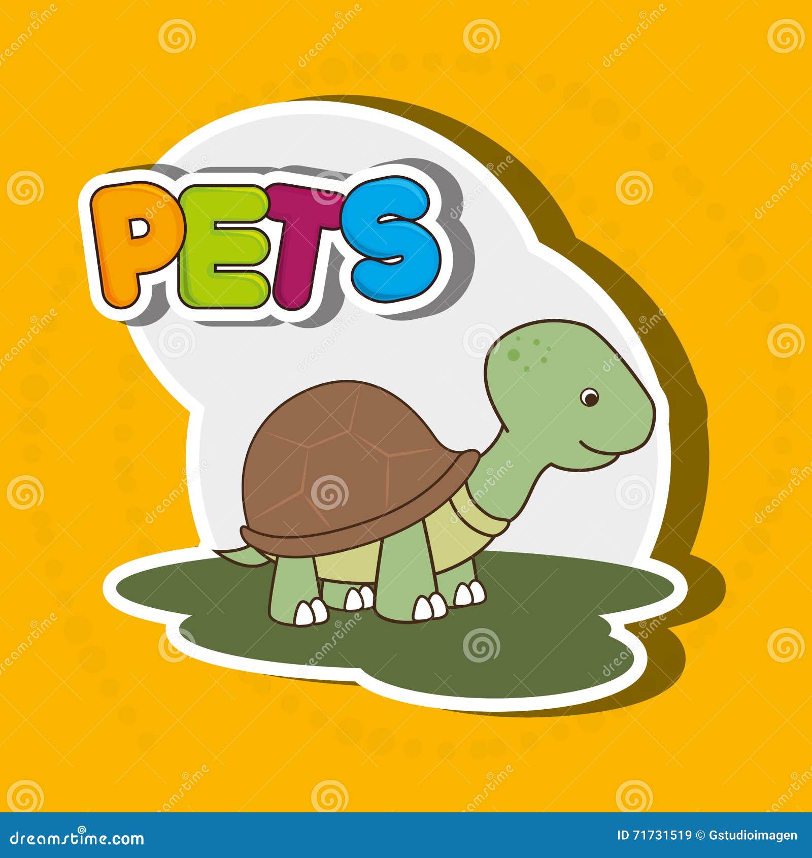 Cute pets design stock illustration. Illustration of abstract - 71731519
