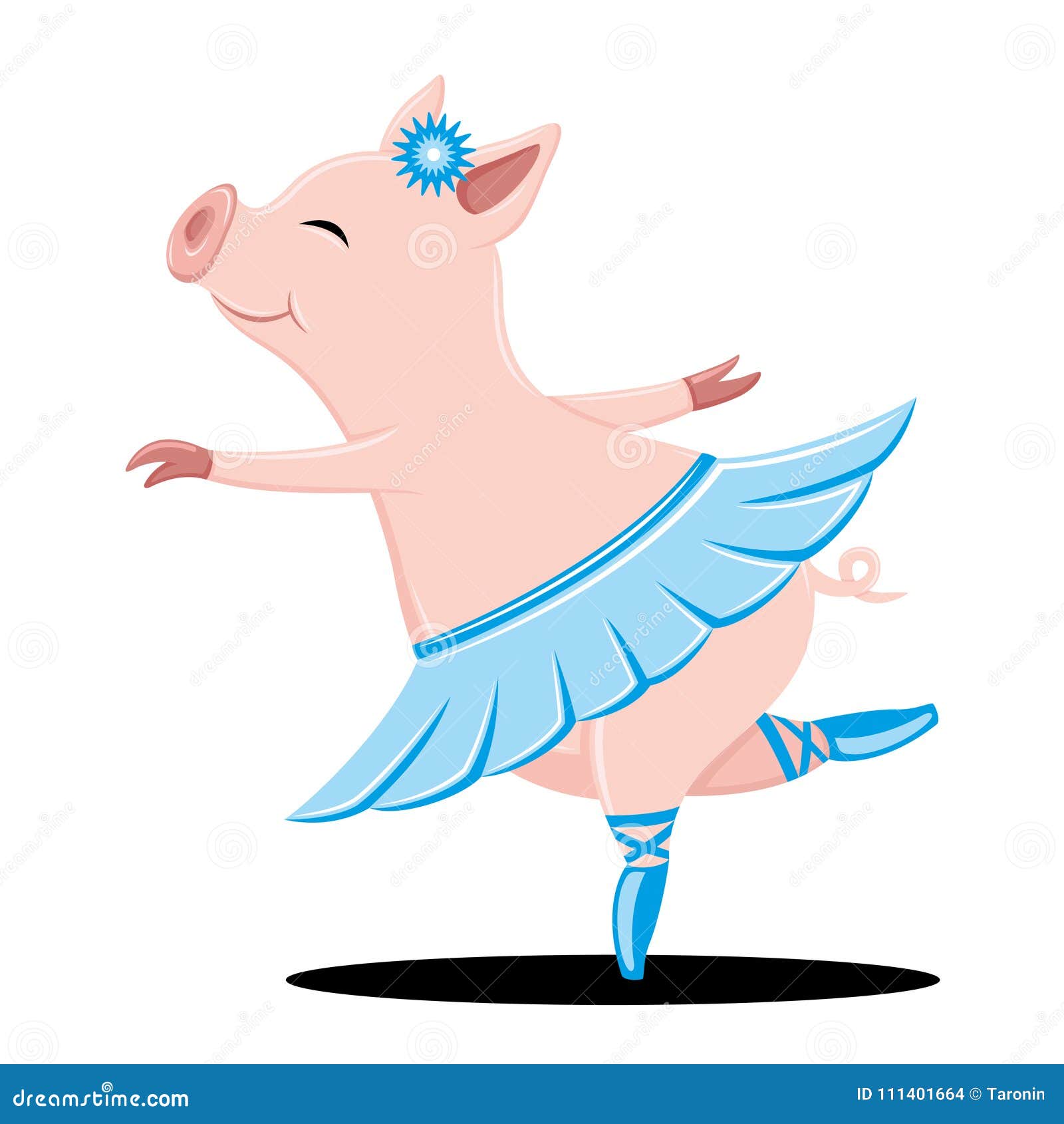 Cute Dancing Pig