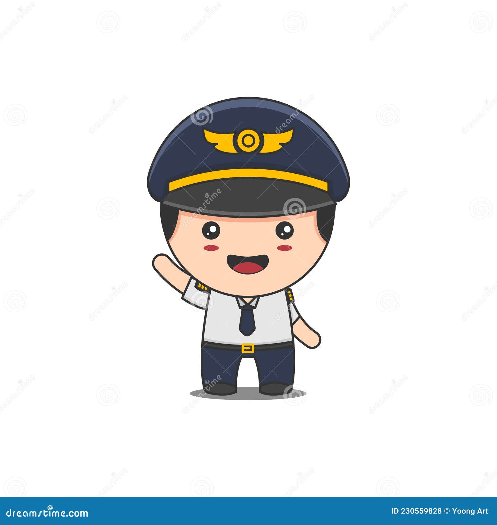 Pilot Character Creation Set.Icons With Different Types Of Faces And ...